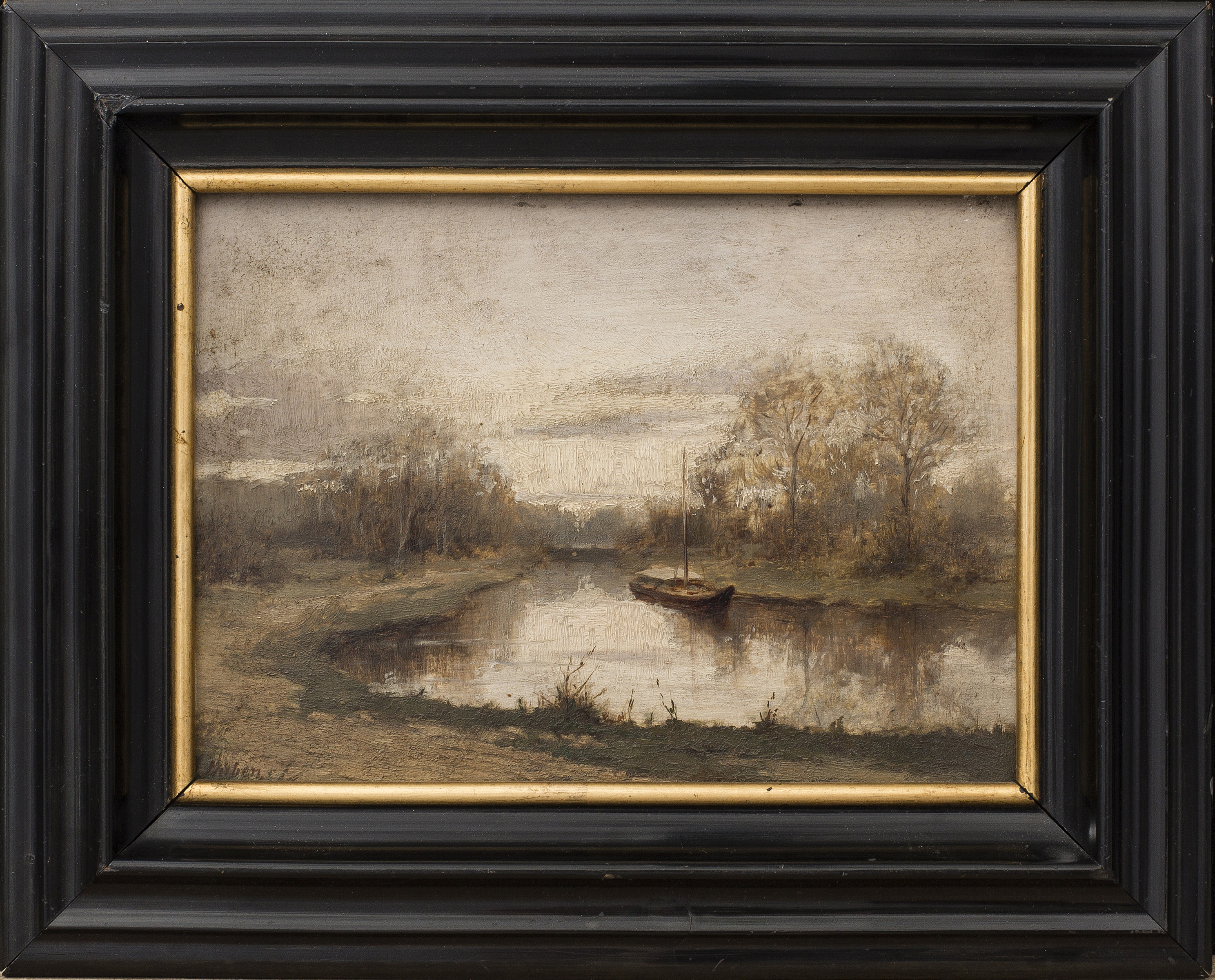 AN ADOLF LÜBEN ascribed oil on panel. - Bukowskis