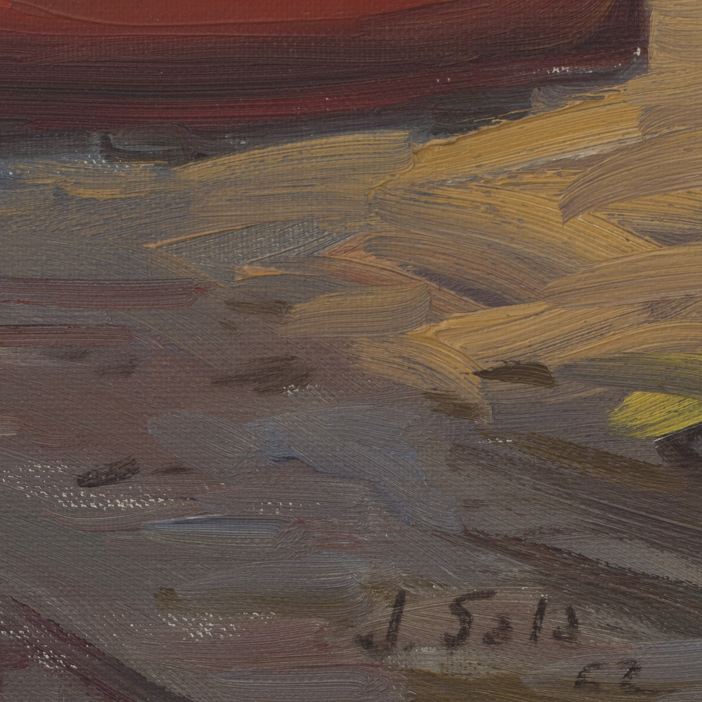 A JEAN SALA signed and dated oil on canvas. - Bukowskis