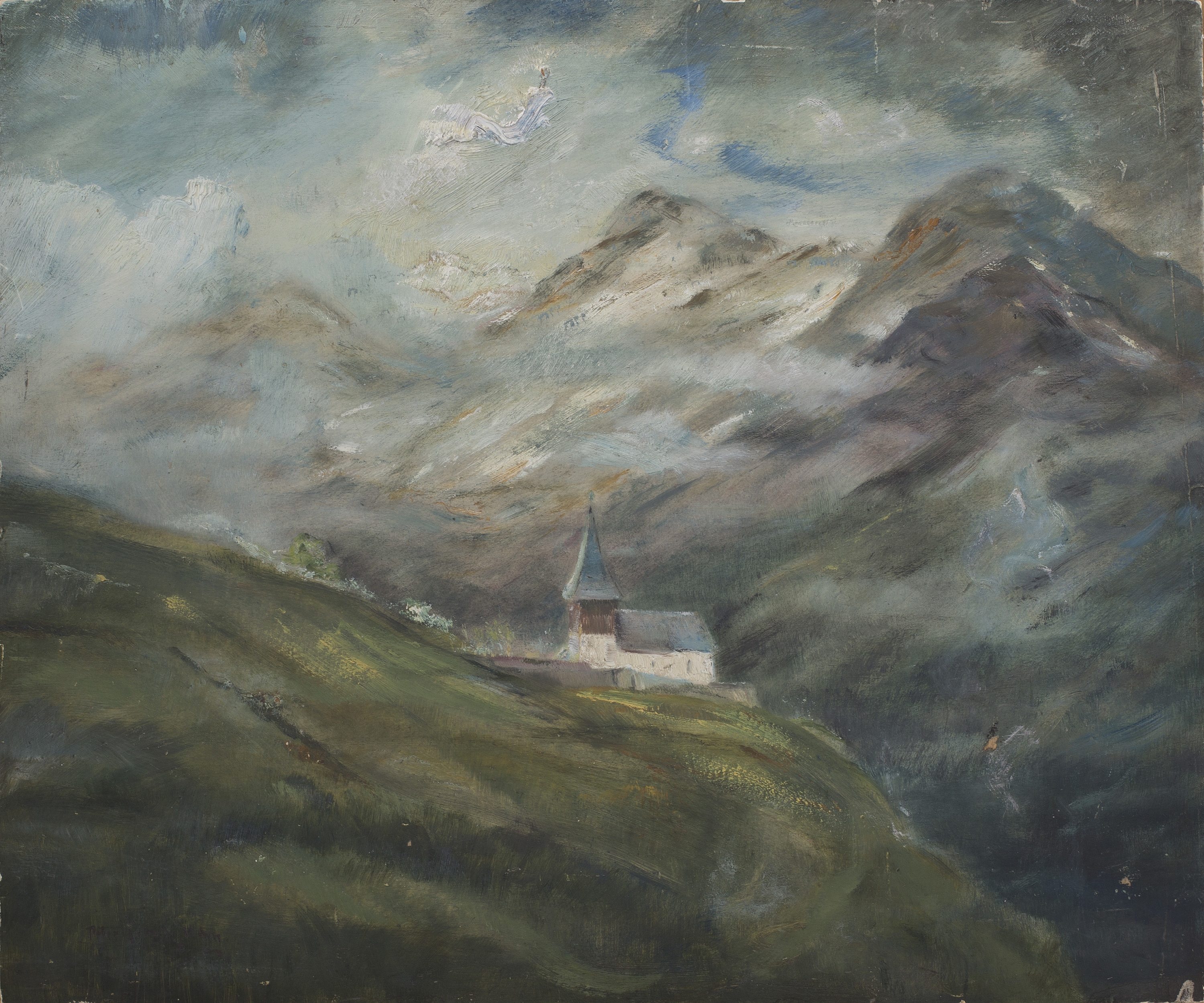 A PETER HIRSCH signed oil on panel. - Bukowskis