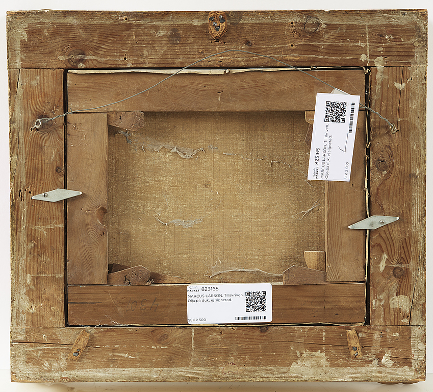 MARCUS LARSON, Tillskriven. Olja på duk, ej signerad. - Bukowskis