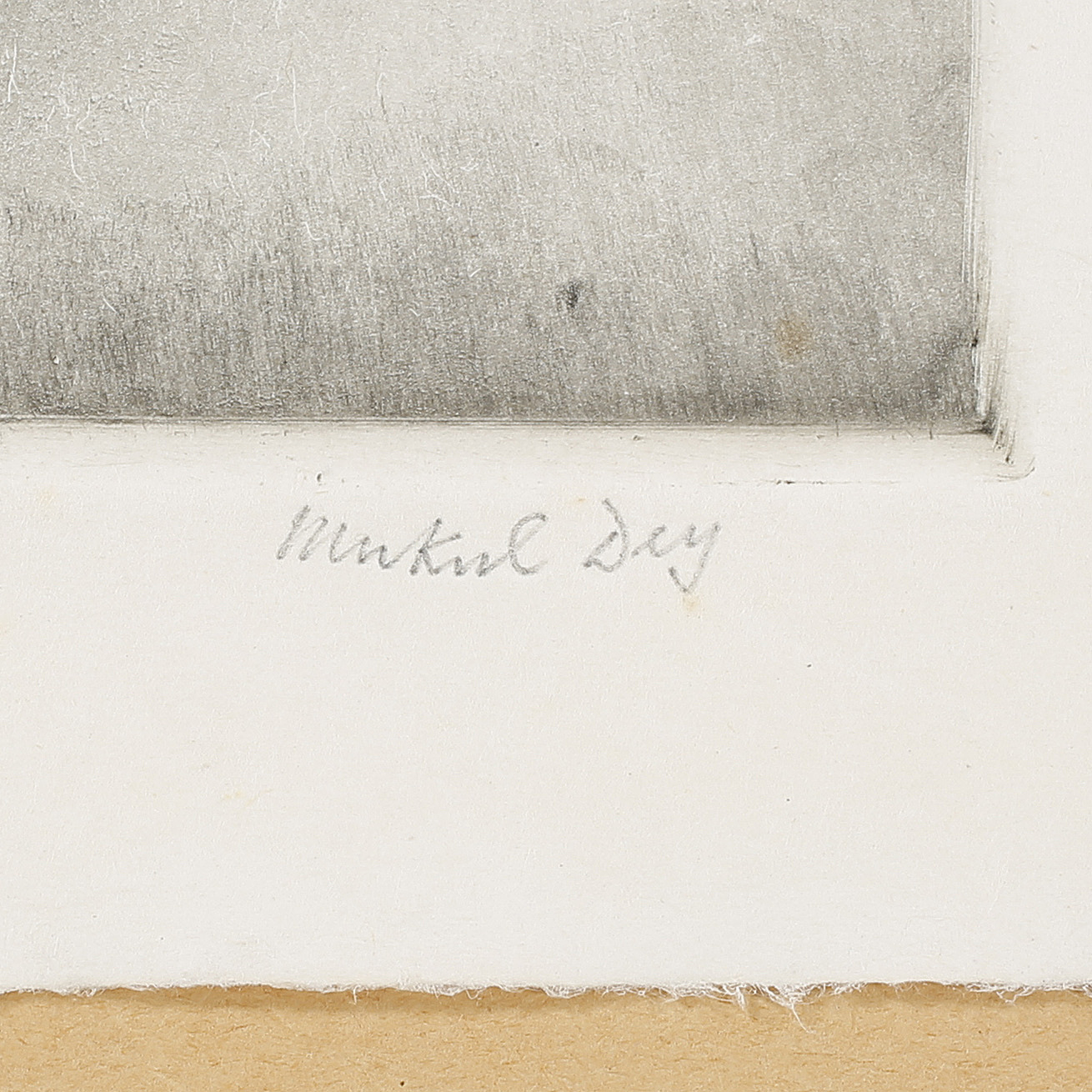 MUKUL DEY, etsning, signerad och daterad 3. March 21. 1934. - Bukowskis