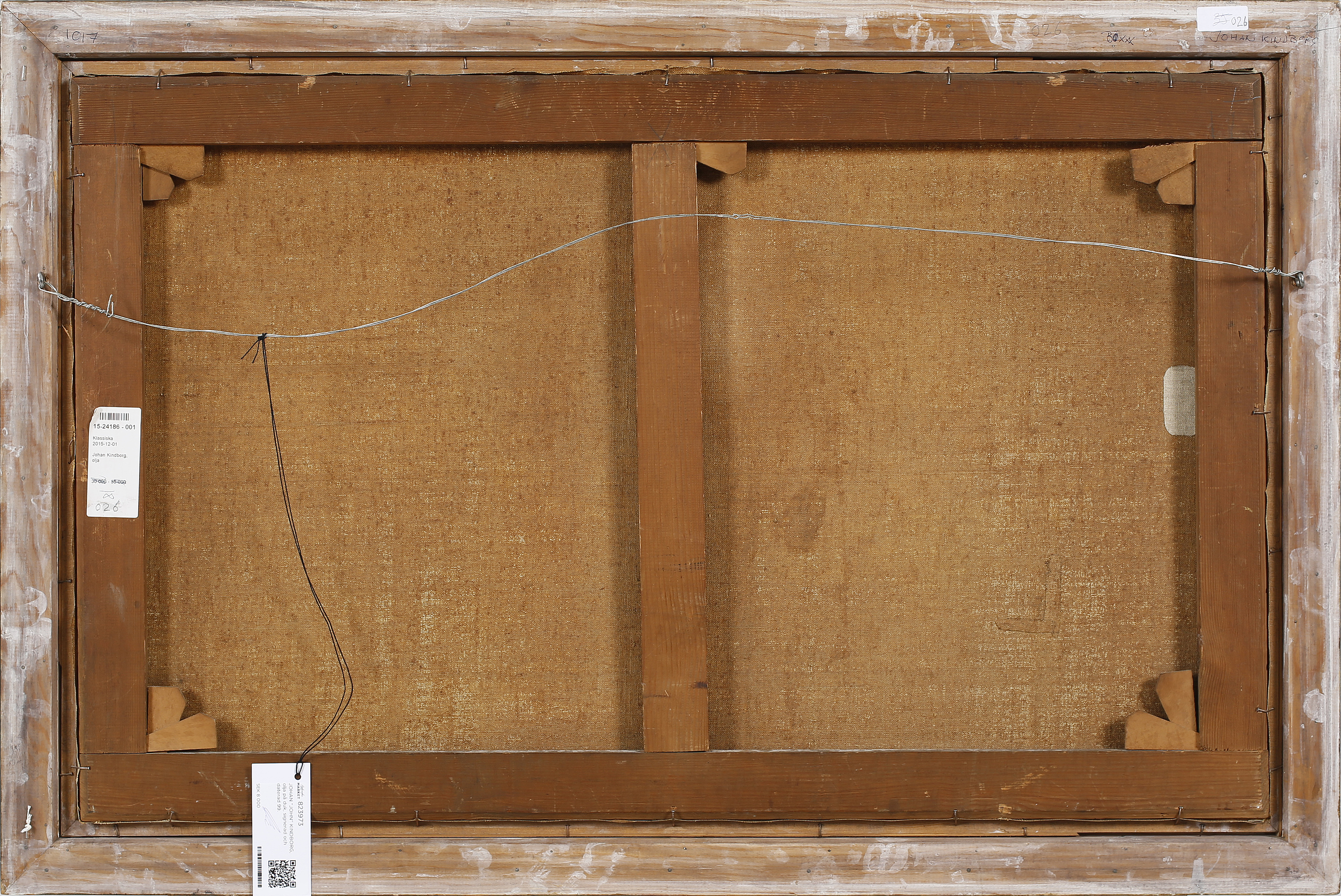 JOHAN "JOHN" KINDBORG, oil on canvas, signed and dated 99. - Bukowskis