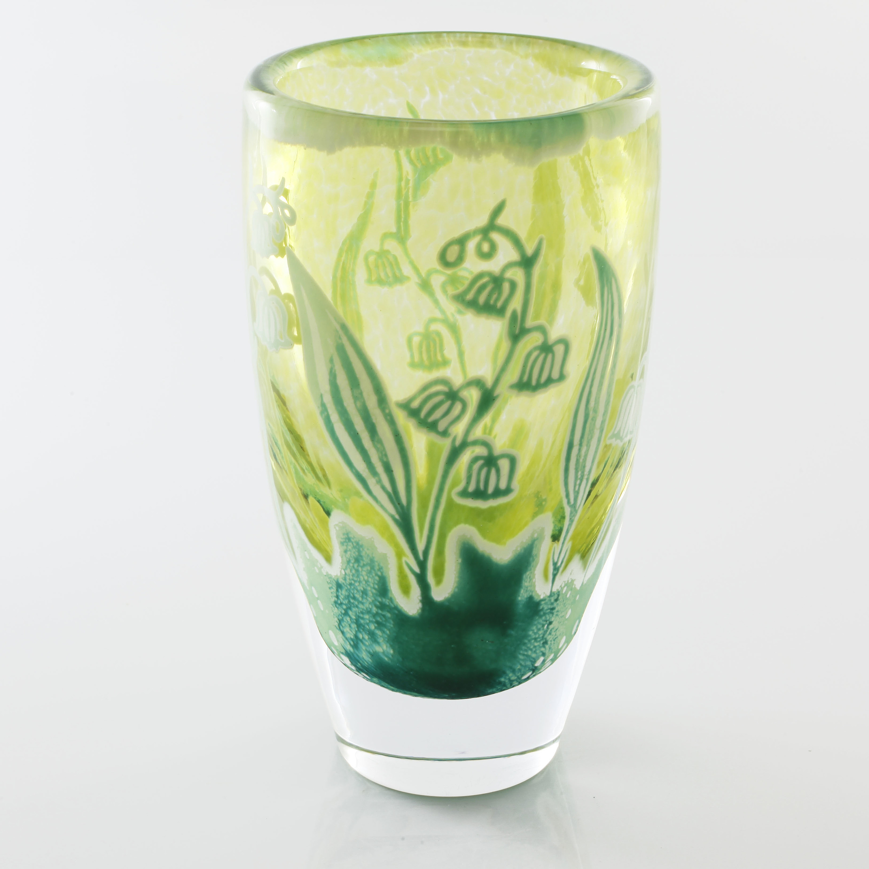 ASTRID GATE, a glass vase, signed and numbered 20/50, Johansfors ...