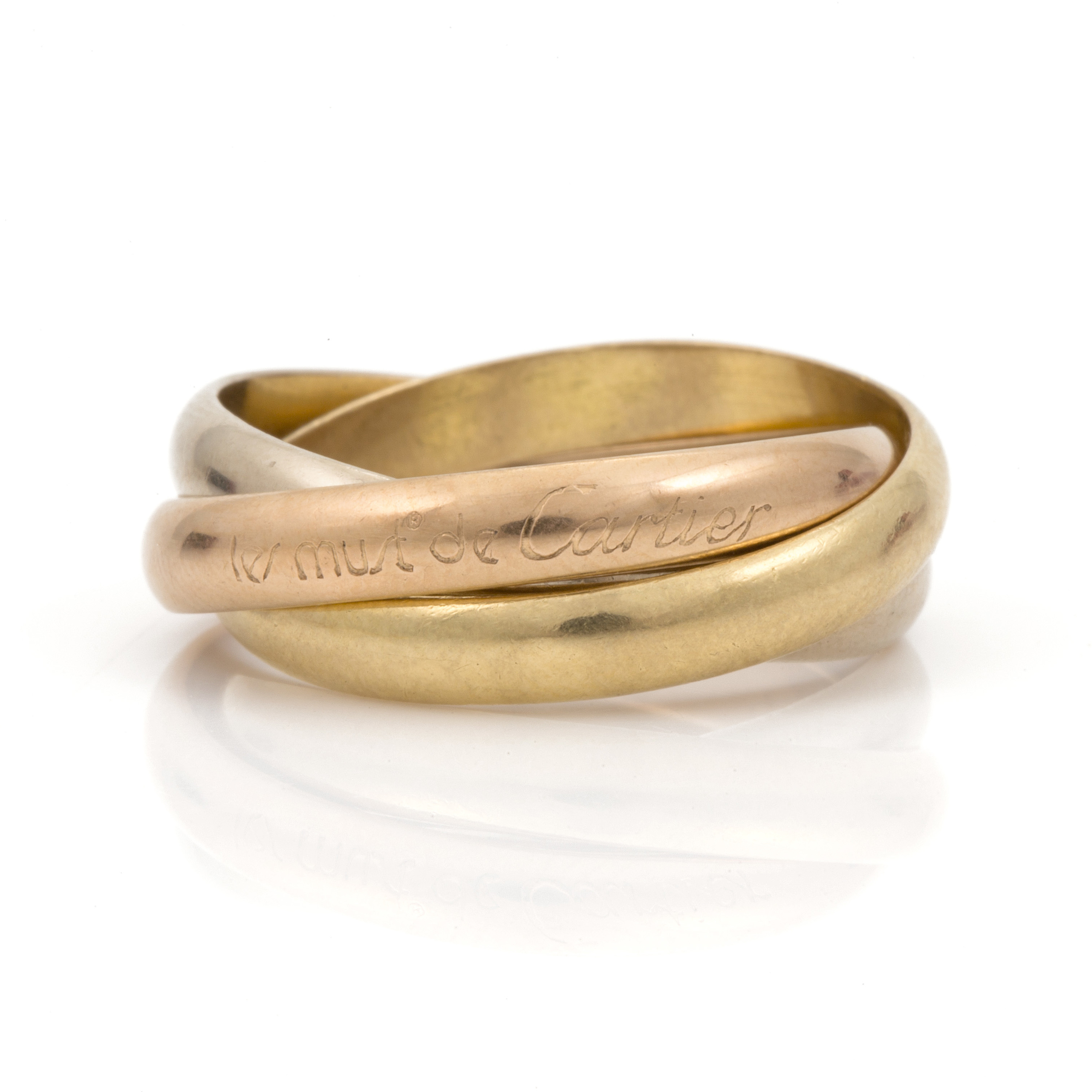 A Cartier "Les must de Cartier" trinity ring. - Bukowskis