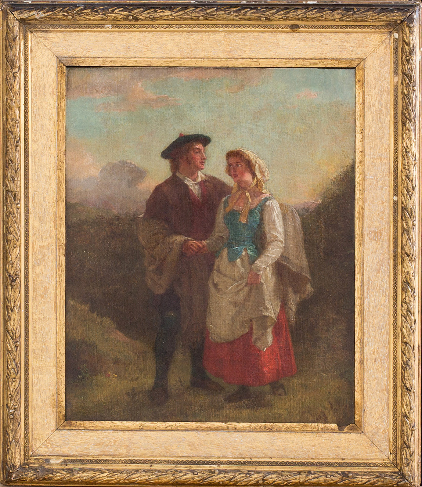 ALEXANDER JOHNSTON, tillskriven, olja på duk, monogramsignerad. - Bukowskis