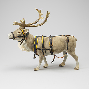 A mechanical reindeer first half of the 20th century. - Bukowskis
