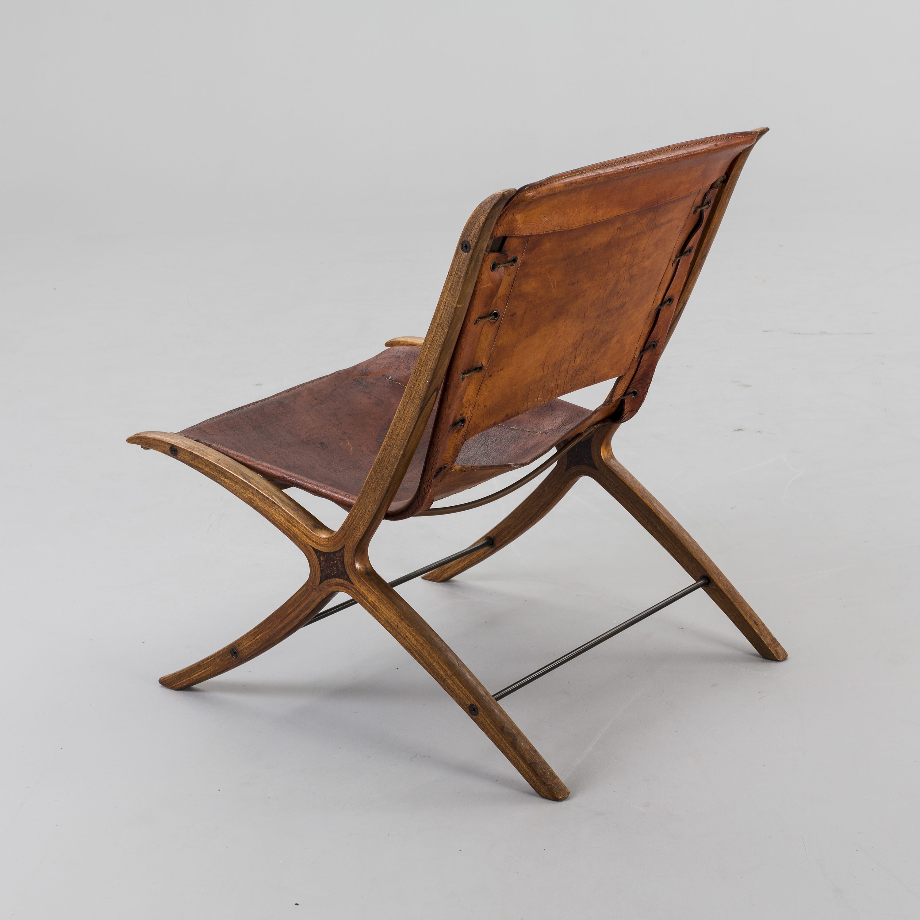 A PETER HVIDT & ORLA MØLGAARD NIELSEN X-CHAIR FROM THE SECOND HALF OF ...