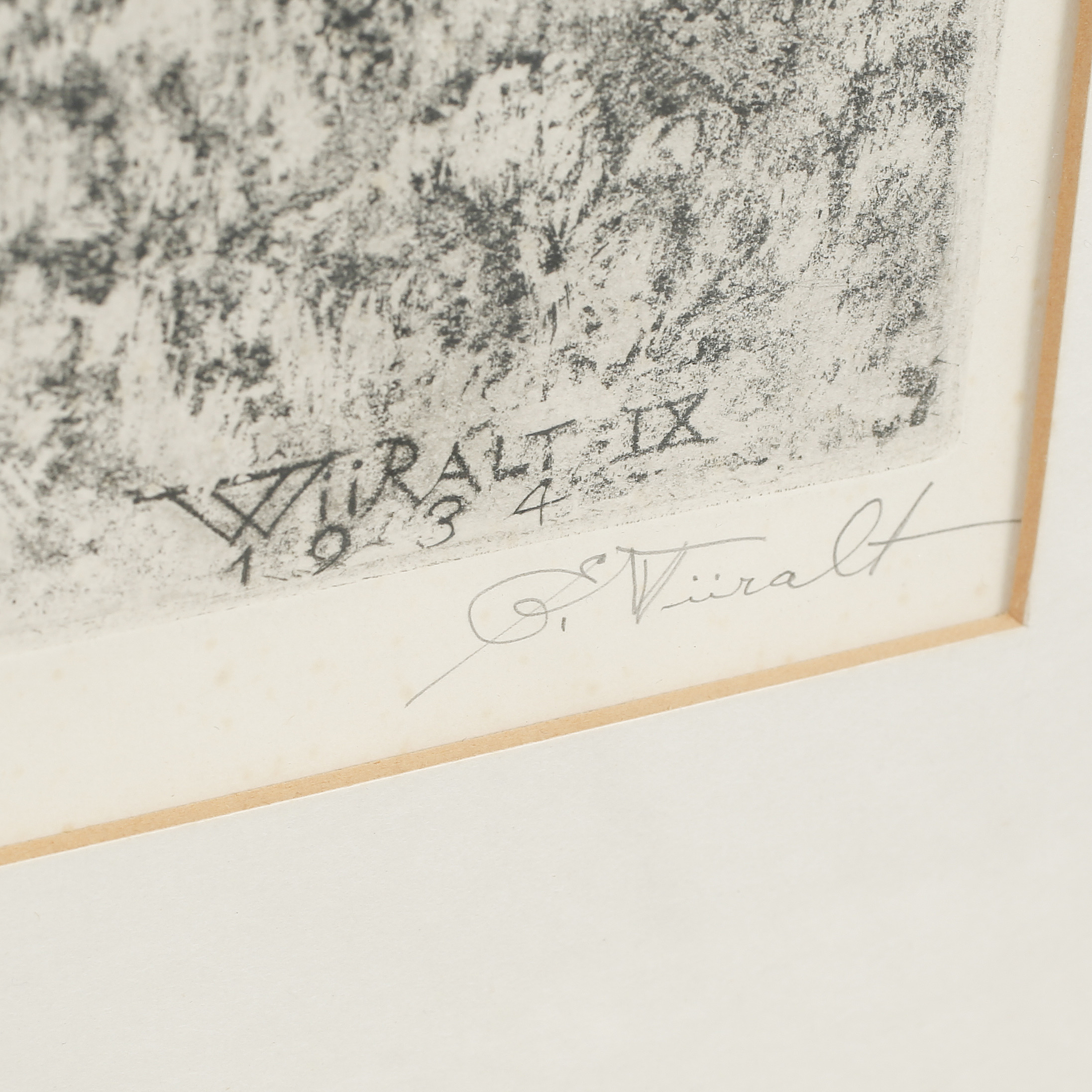 EDUARD WIIRALT, an etching, signed E Wiiralt and dated 1934. - Bukowskis