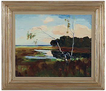 AXEL LIND, oil on canvas, signed Axel Lind. - Bukowskis