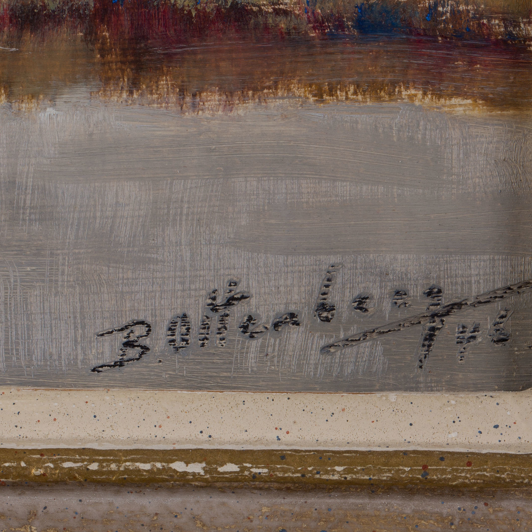BORIS OTTENBERG, signed and dated, oil on panel. - Bukowskis