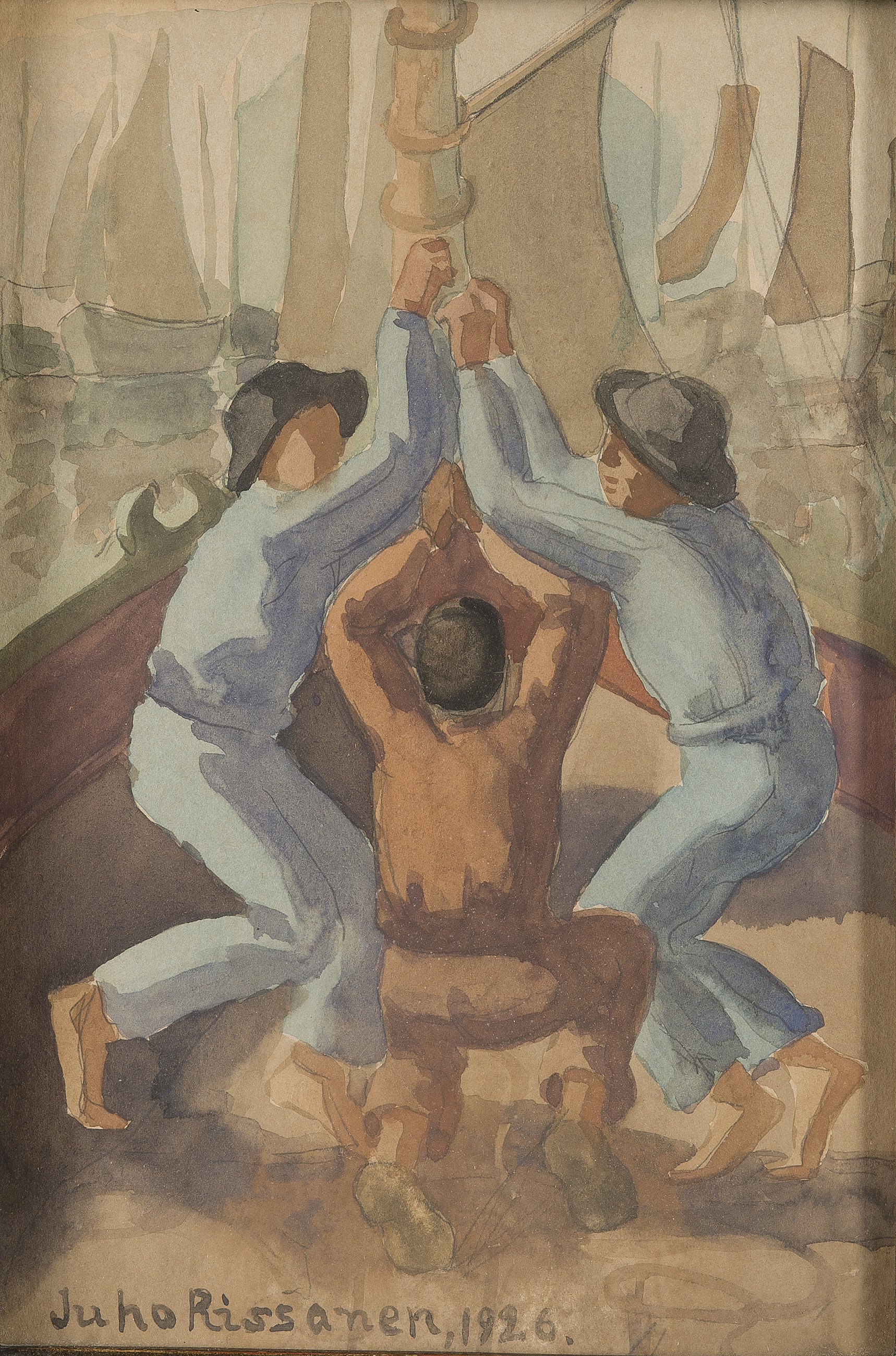 JUHO RISSANEN, akvarell, signerad och daterad 1926. - Bukowskis