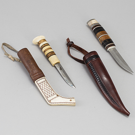 Two knives including a traditional sami knife. - Bukowskis