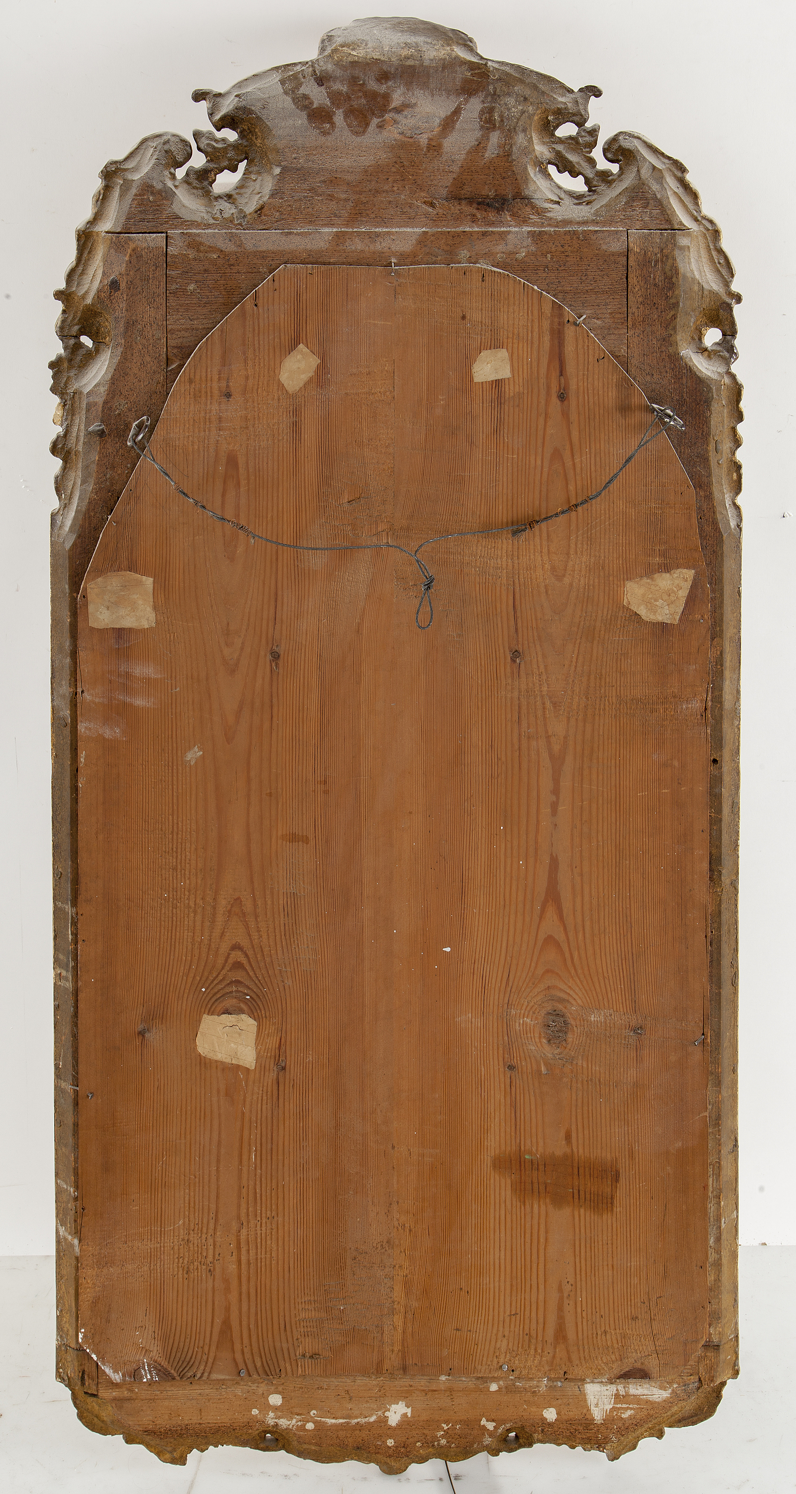 An early 18th century bronzed Rokoko mirror. - Bukowskis