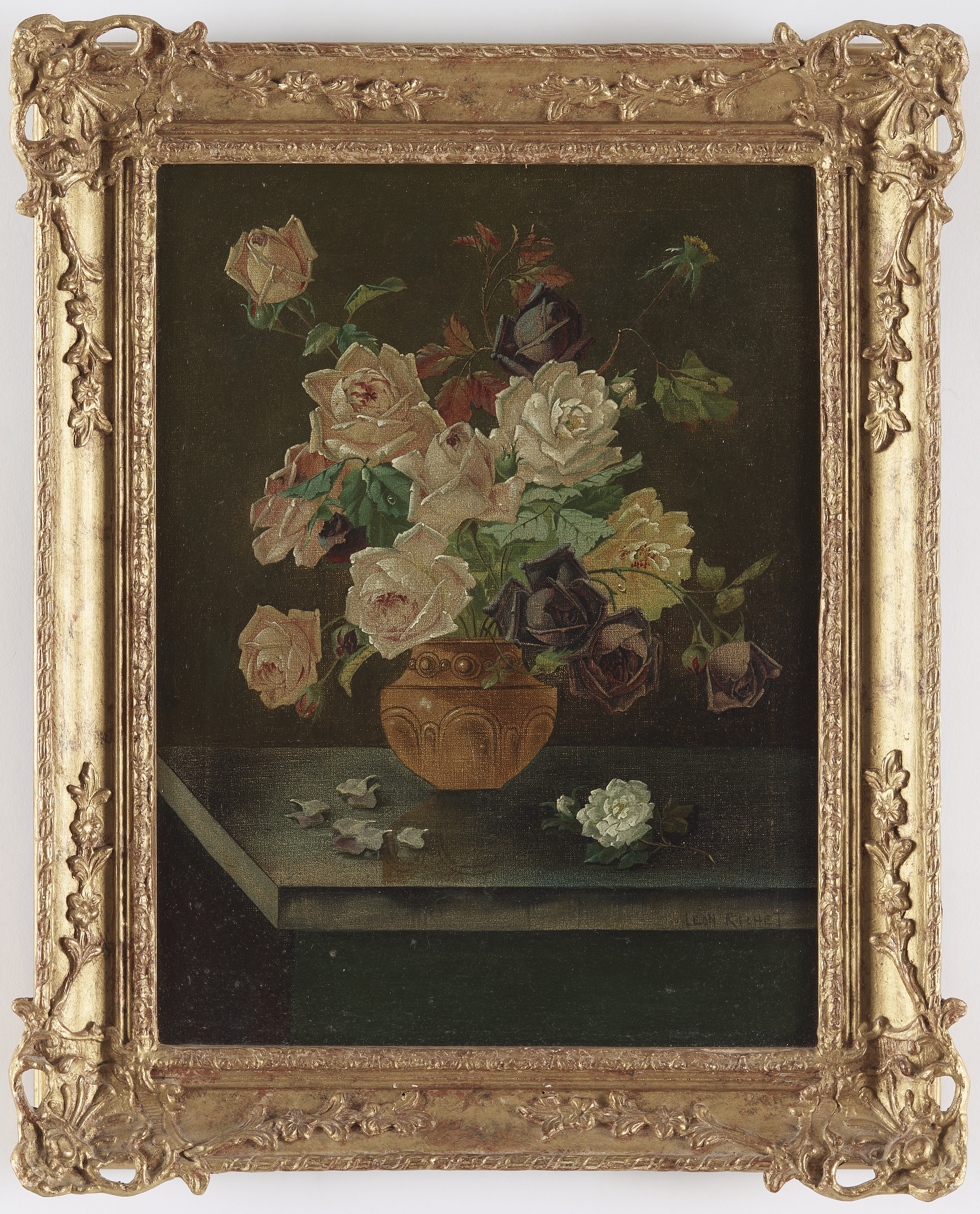 LÉON RICHET, oil on canvas, signed Leon Richet. - Bukowskis