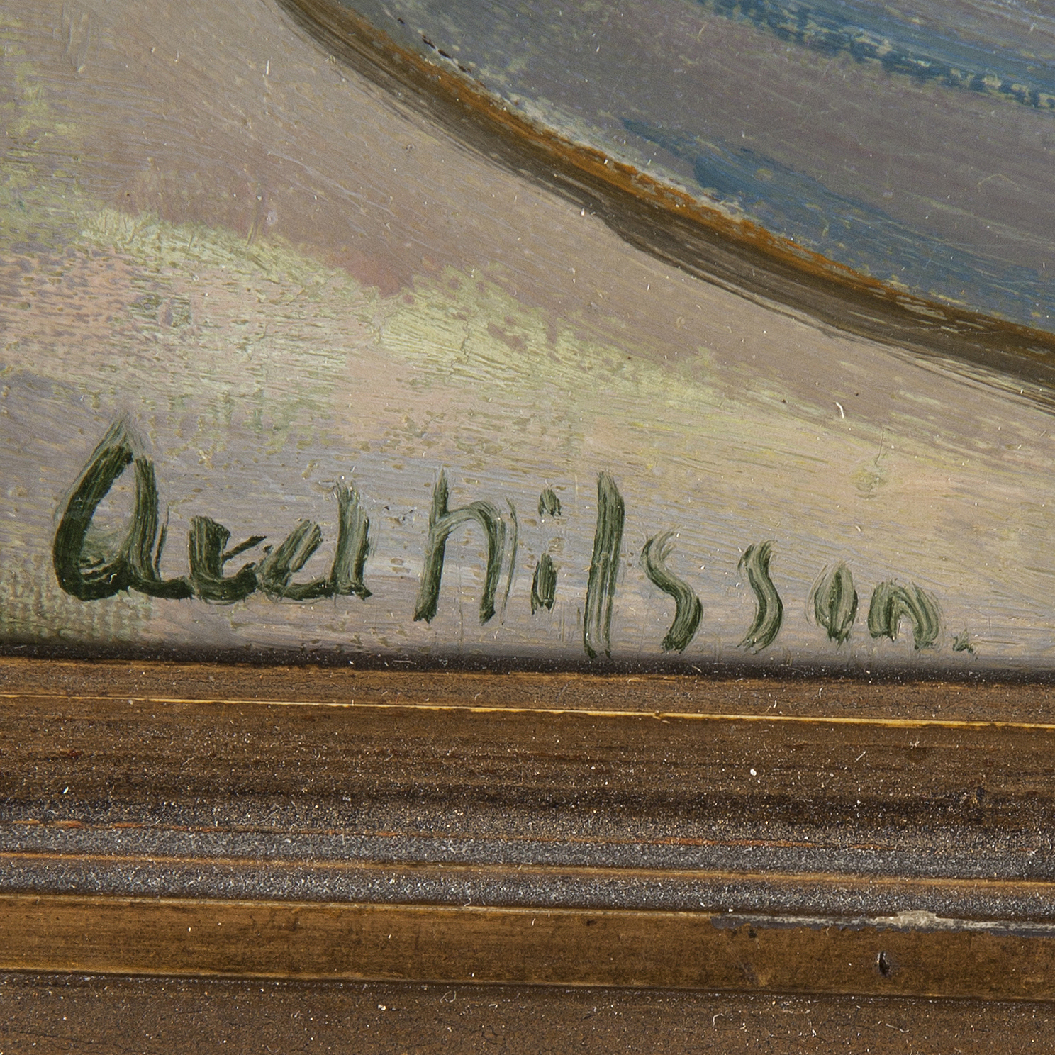 AXEL NILSSON, oil on canvas, signed Axel Nilsson. Executed in 1921 ...