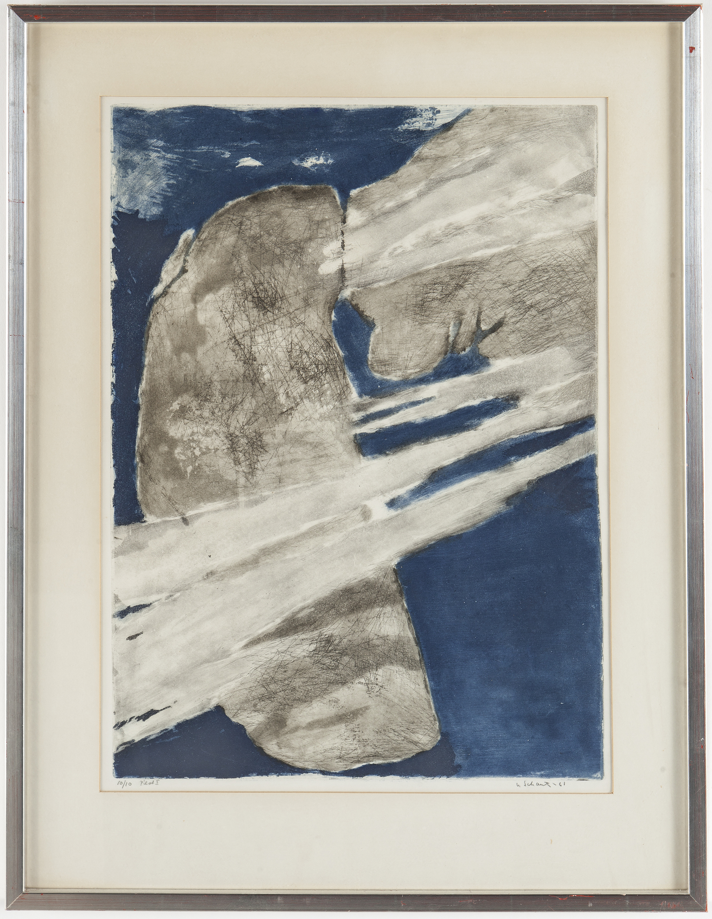 PHILIP VON SCHANTZ, colour lithography, signed and numbered 10/10 ...