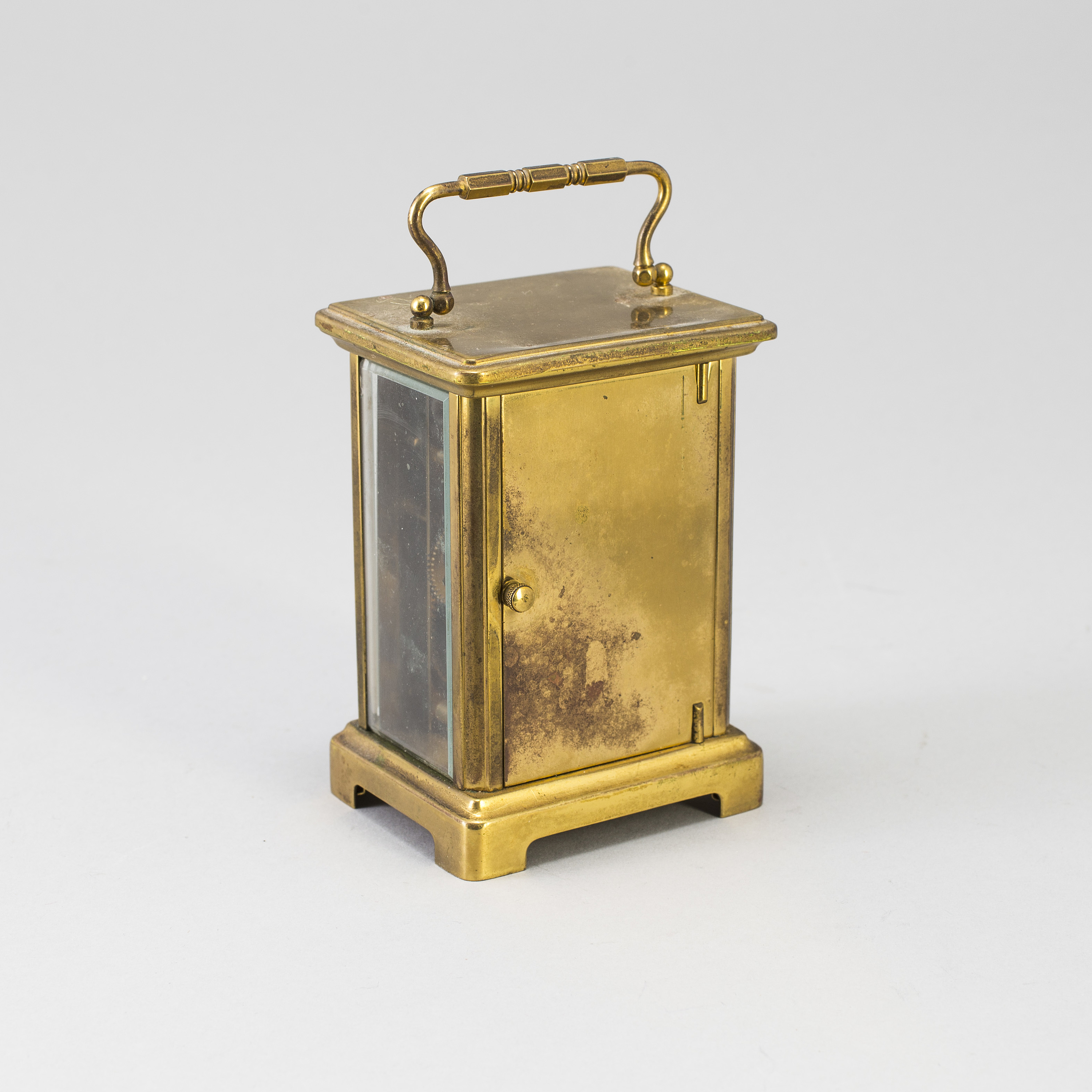 A brass travel clock, Bayard Paris 20th century. - Bukowskis