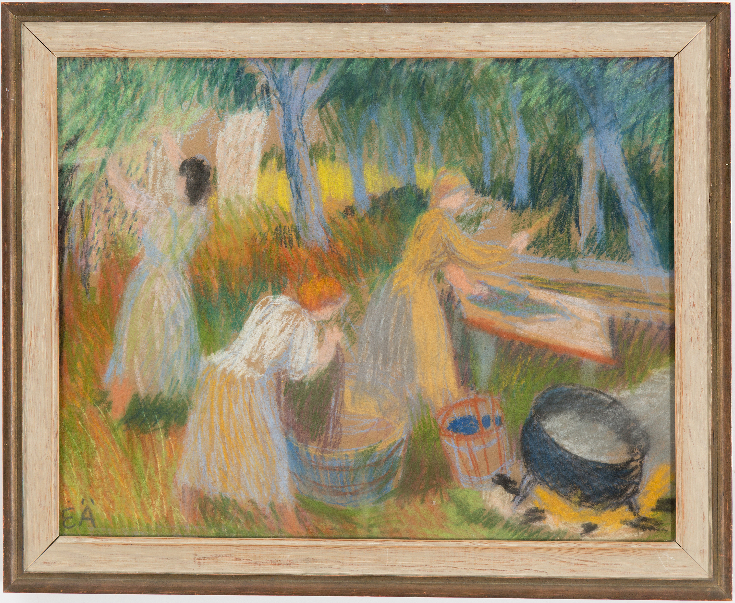 ERLING ÄRLINGSSON, pastell. Signerad EÄ. - Bukowskis