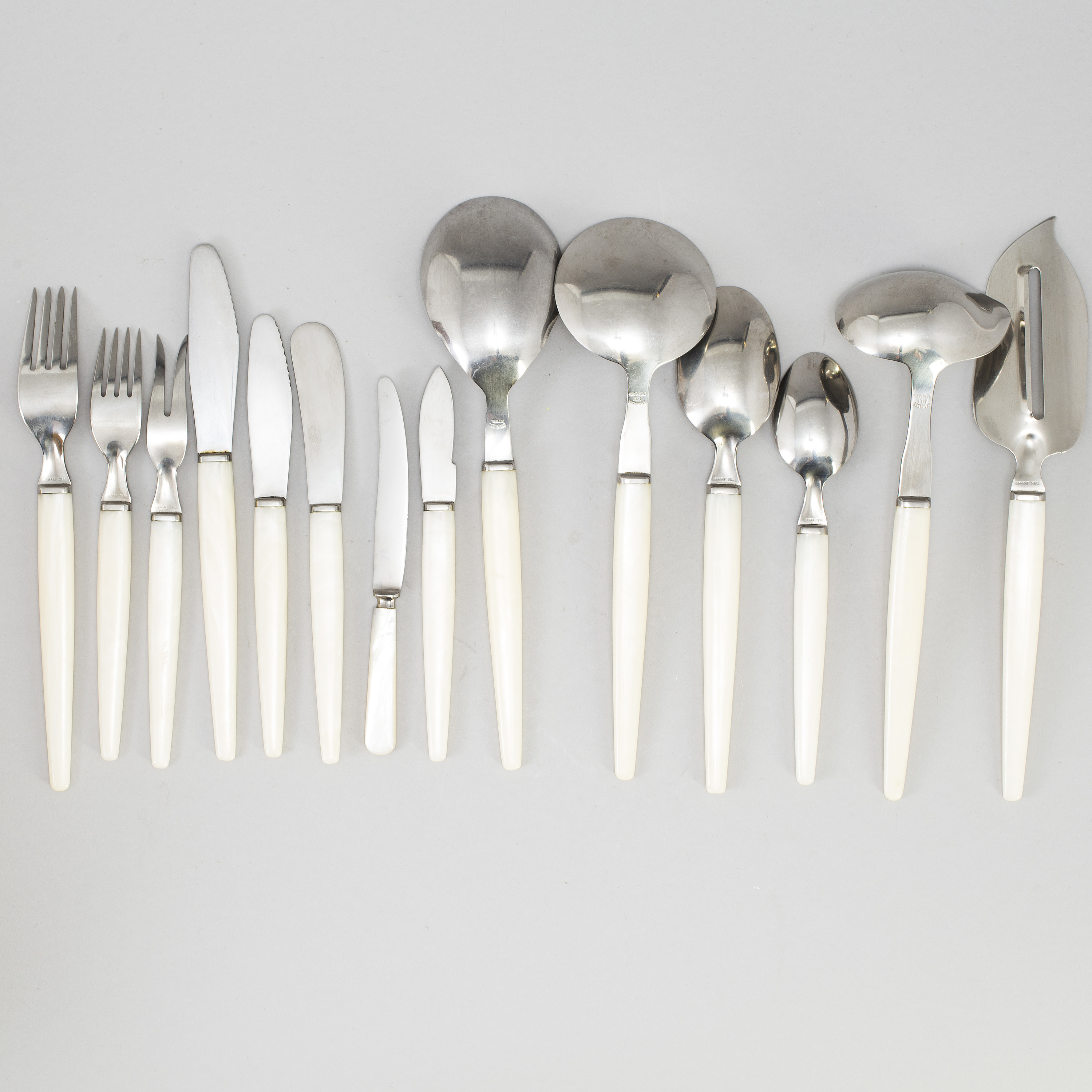 A 140 piece "Venus" cutlery set from Asni, Denmark, mid 20th Century ...