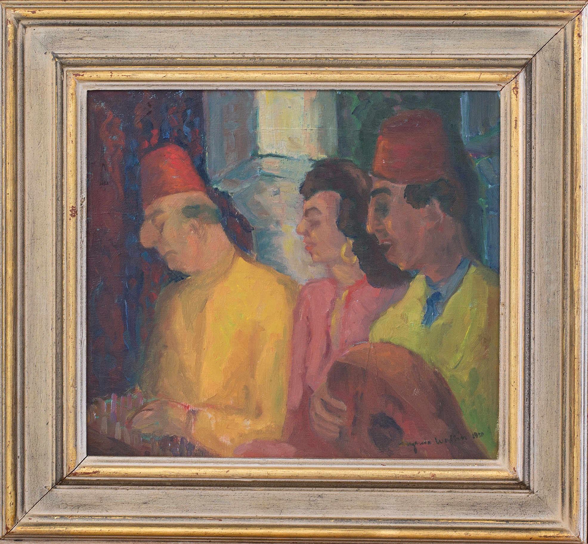 MARGARETA WALLIN, oil on panel. signed and dated. 1950. - Bukowskis