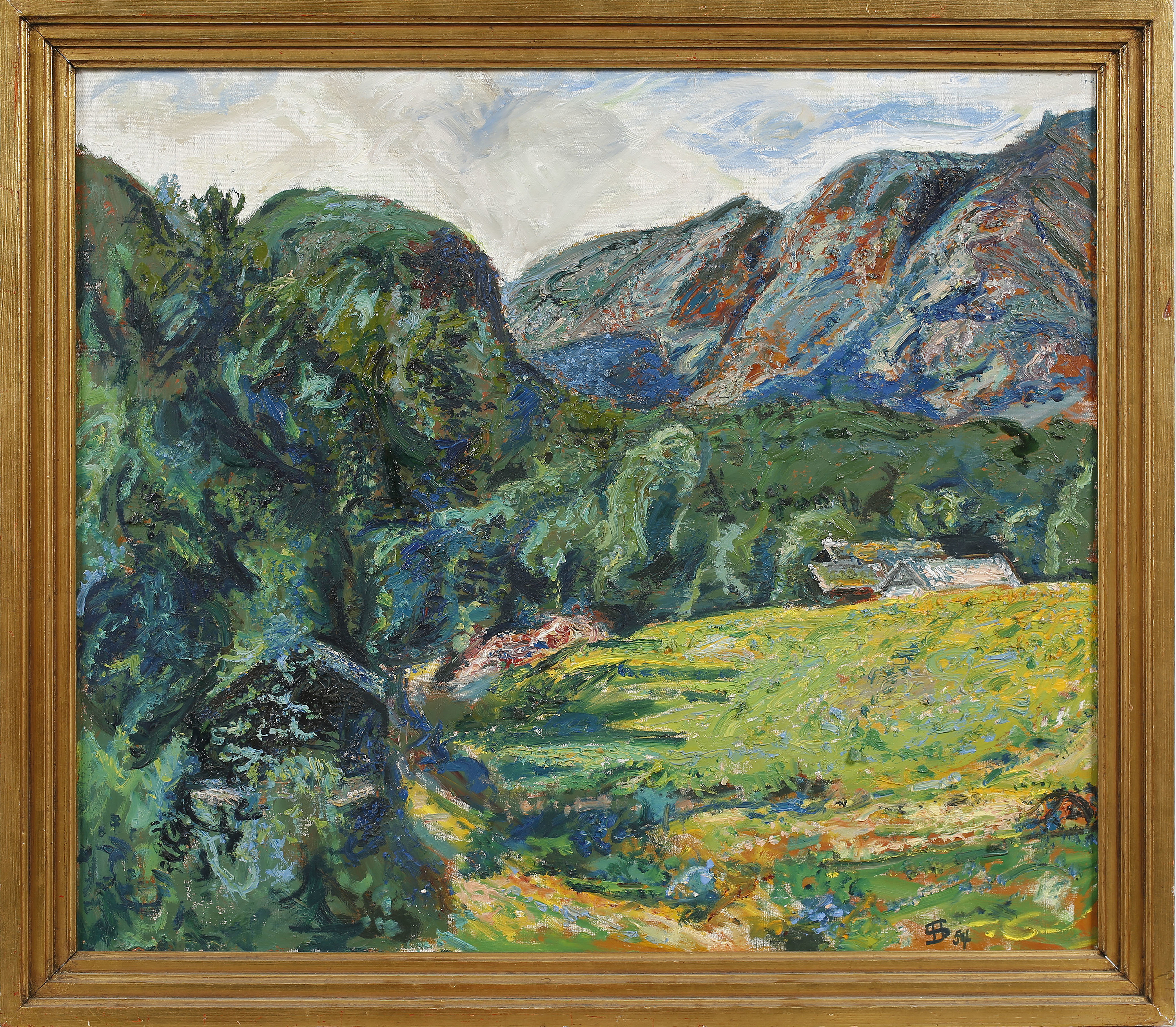 HENRIK SÖRENSEN, olja på duk, signerad HS samt daterad 54. - Bukowskis