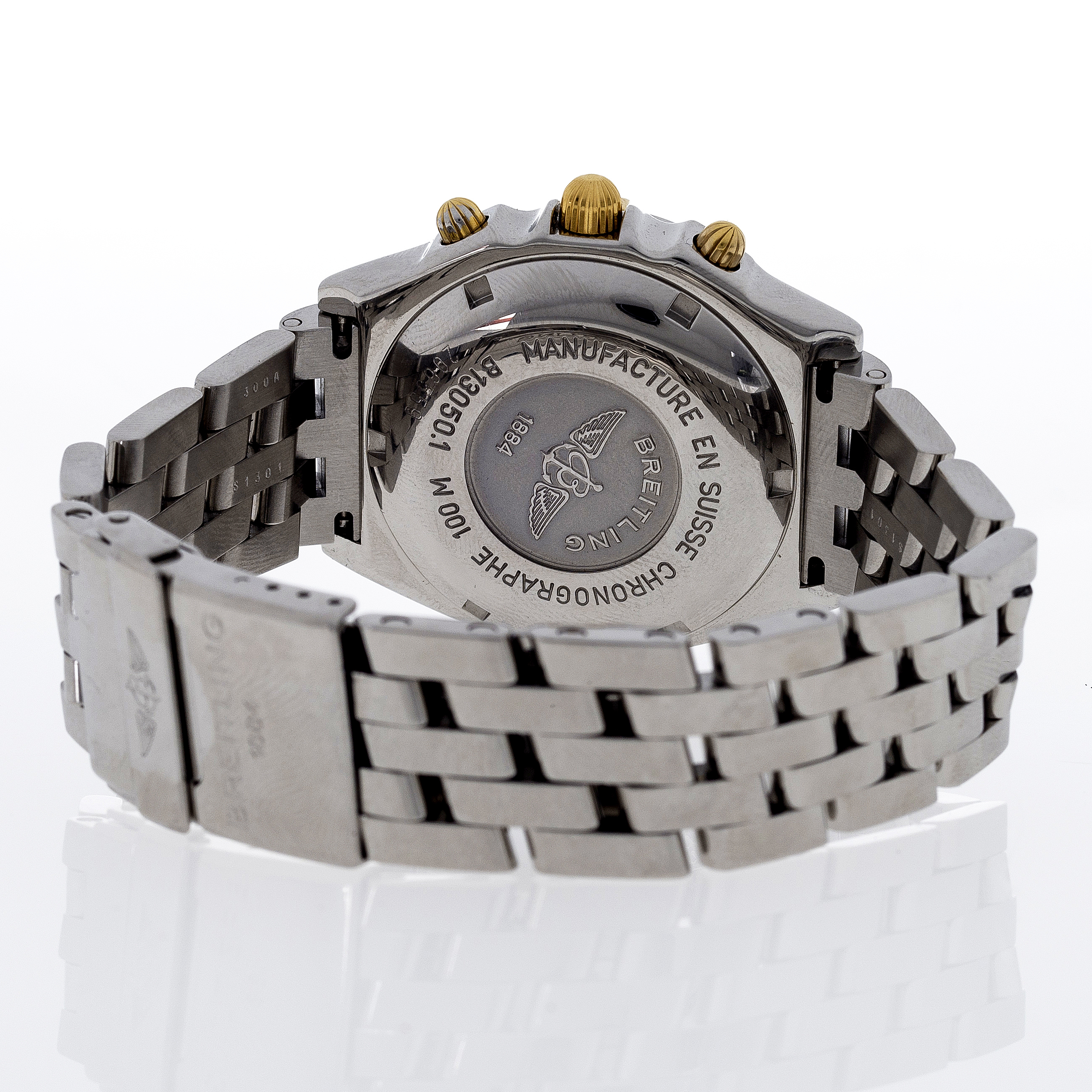 BREITLING, Chronomat, "Tachymeter", chronograph, rannekello, 39 mm ...