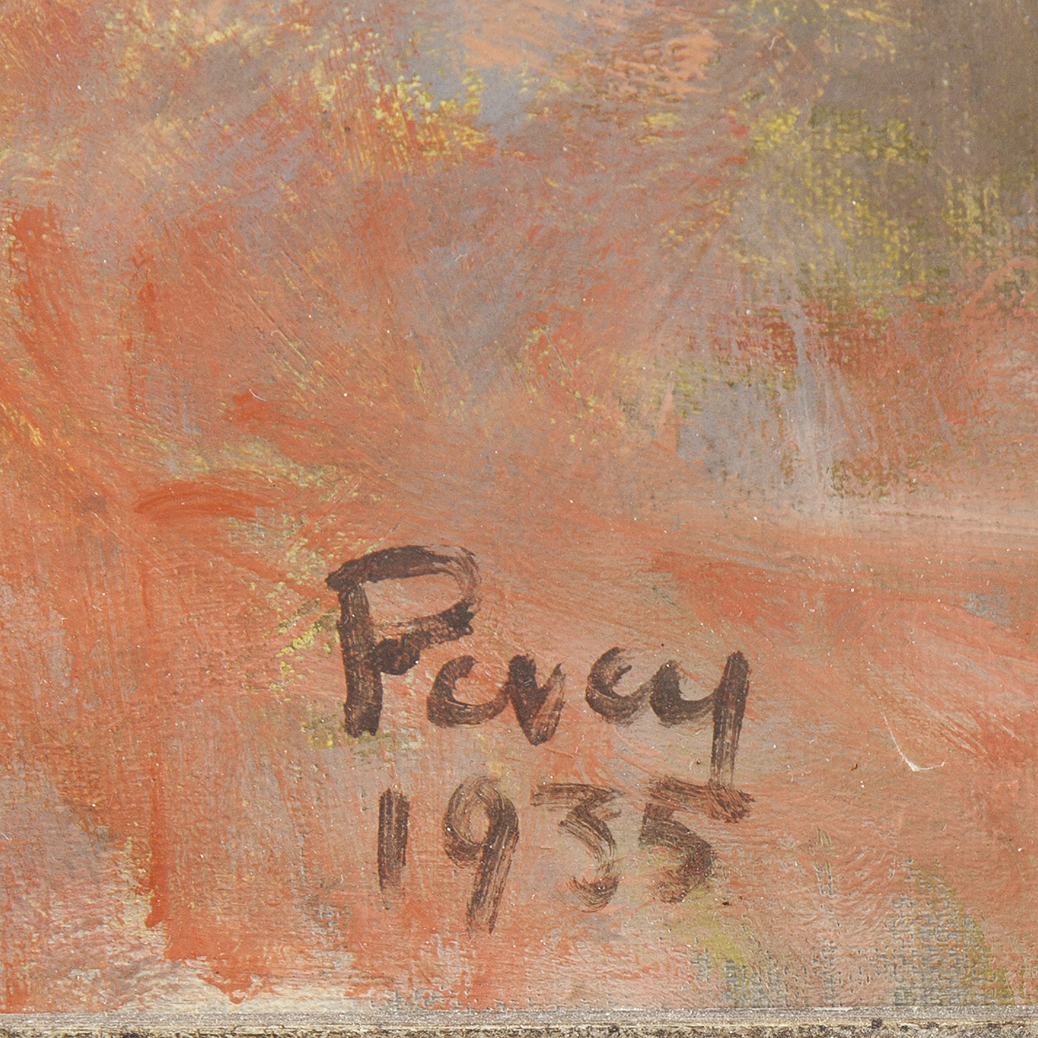 ARTHUR PERCY, oil on canvas, signed and dated 1935. - Bukowskis