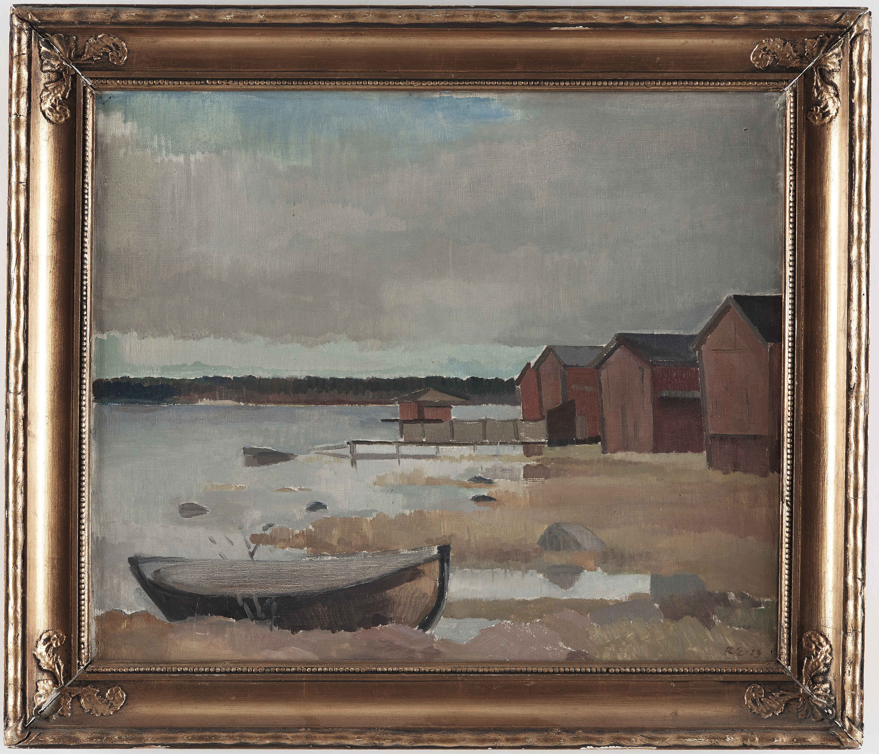 RAGNAR EKELUND, Oil on canvas, signed and dated -23. - Bukowskis