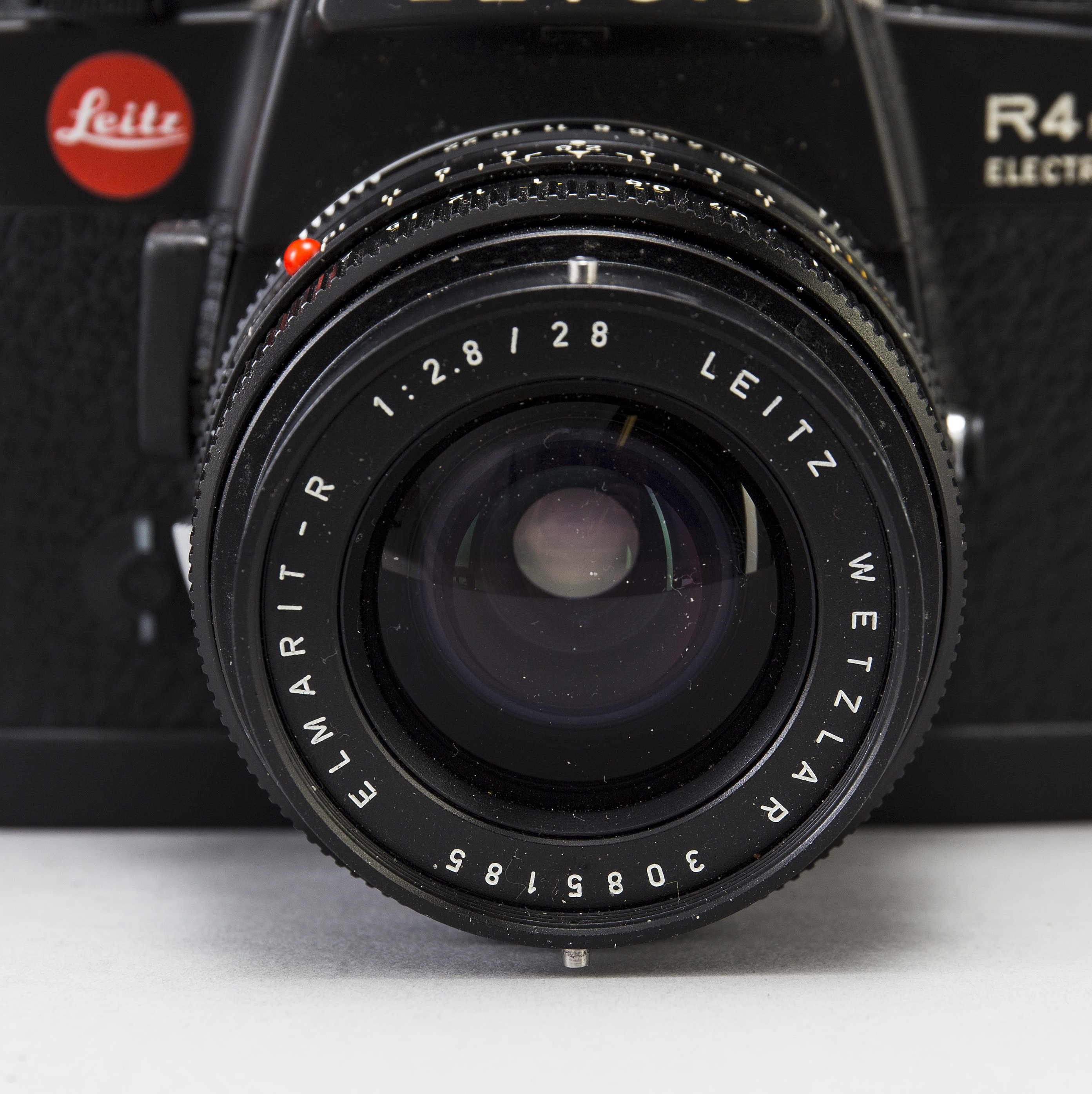 a black body Leica R4 camera with no 1538800, made in 1980. With ...