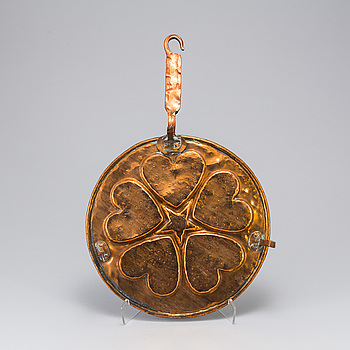 PLÄTTJÄRN, koppar, 1800-tal. - Bukowskis