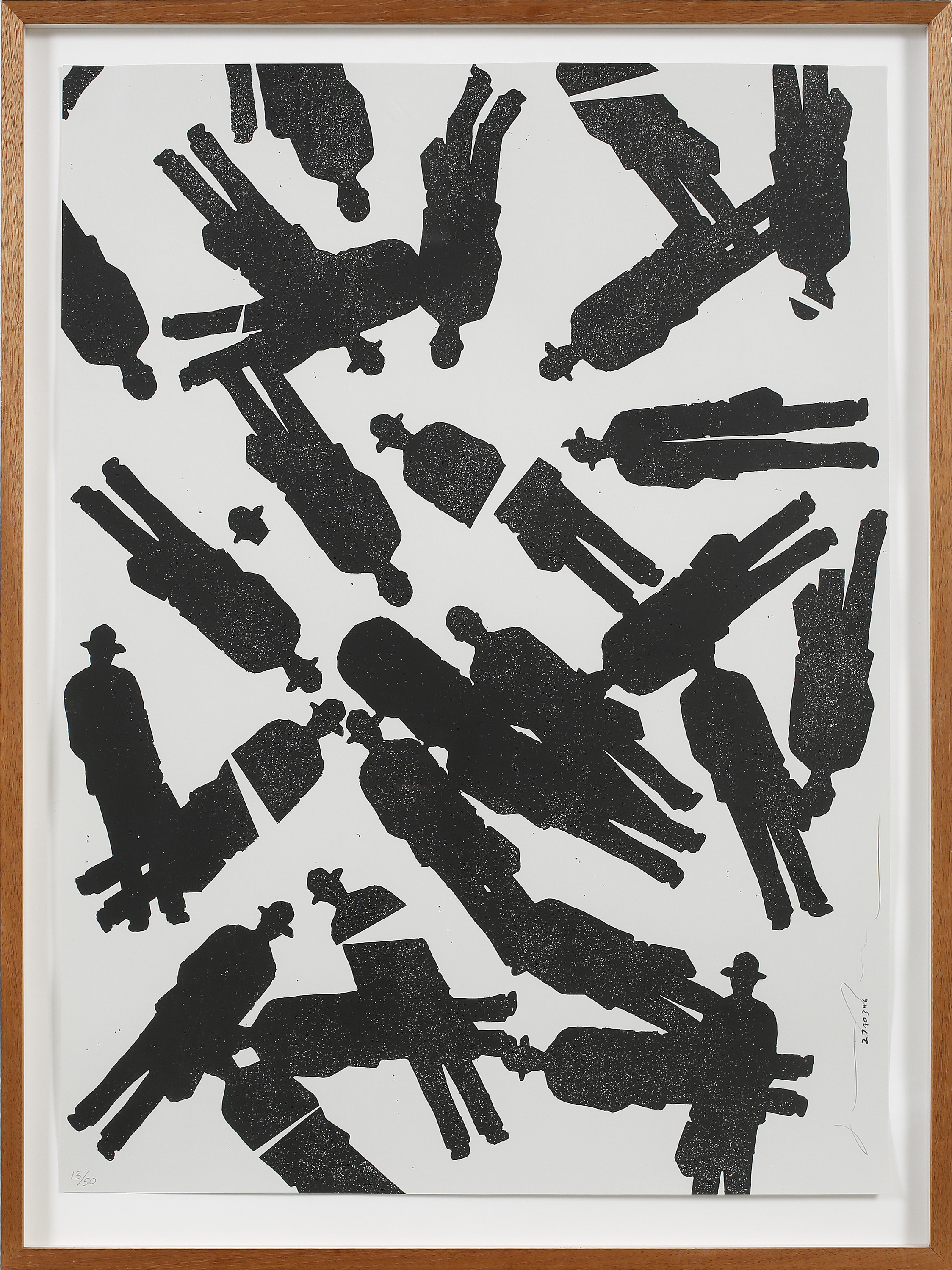 JONATHAN BOROFSKY, screenprint, signed and numbered 13/50. - Bukowskis