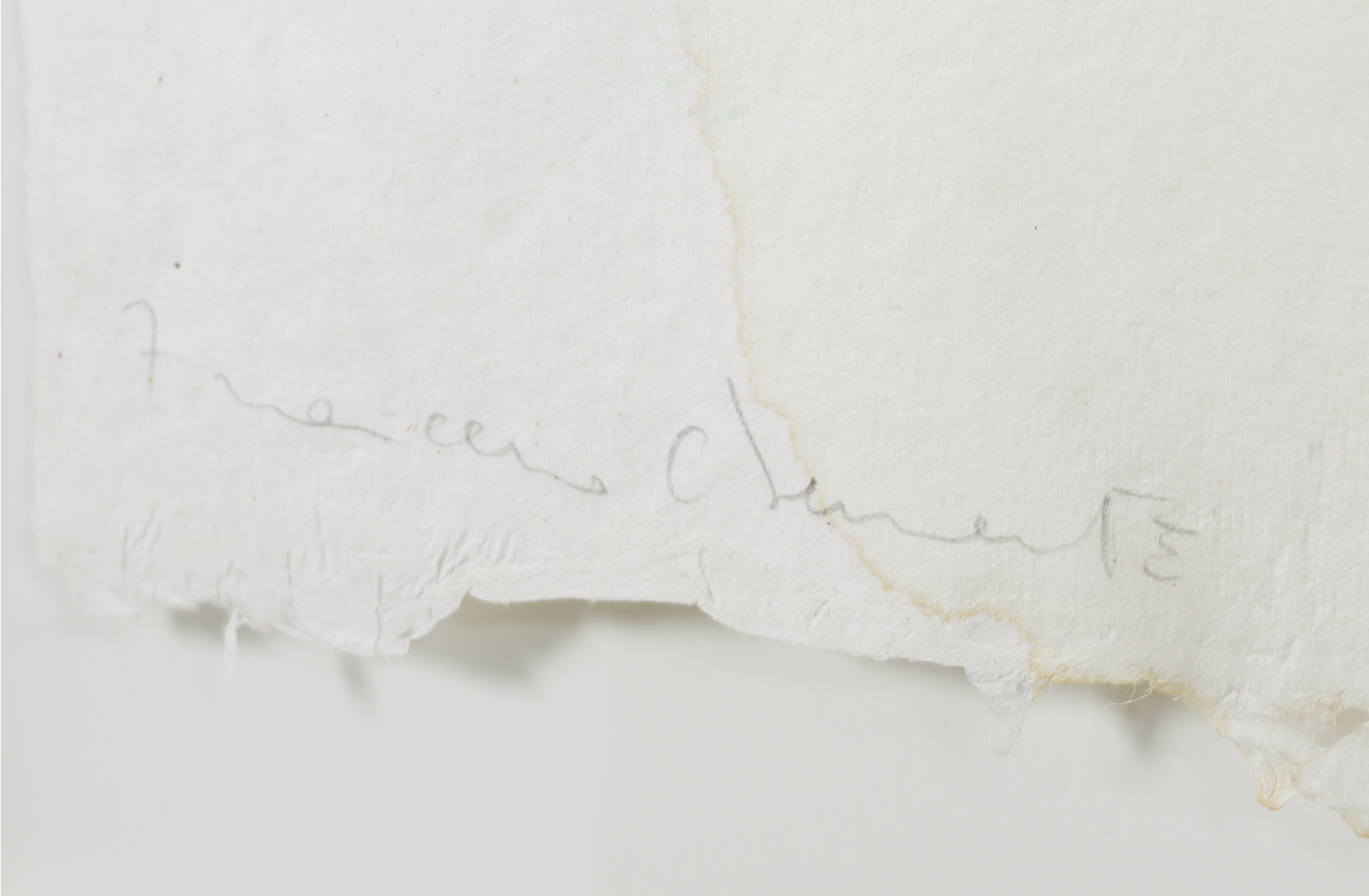 FRANCESCO CLEMENTE, tempera on paper, signed. - Bukowskis