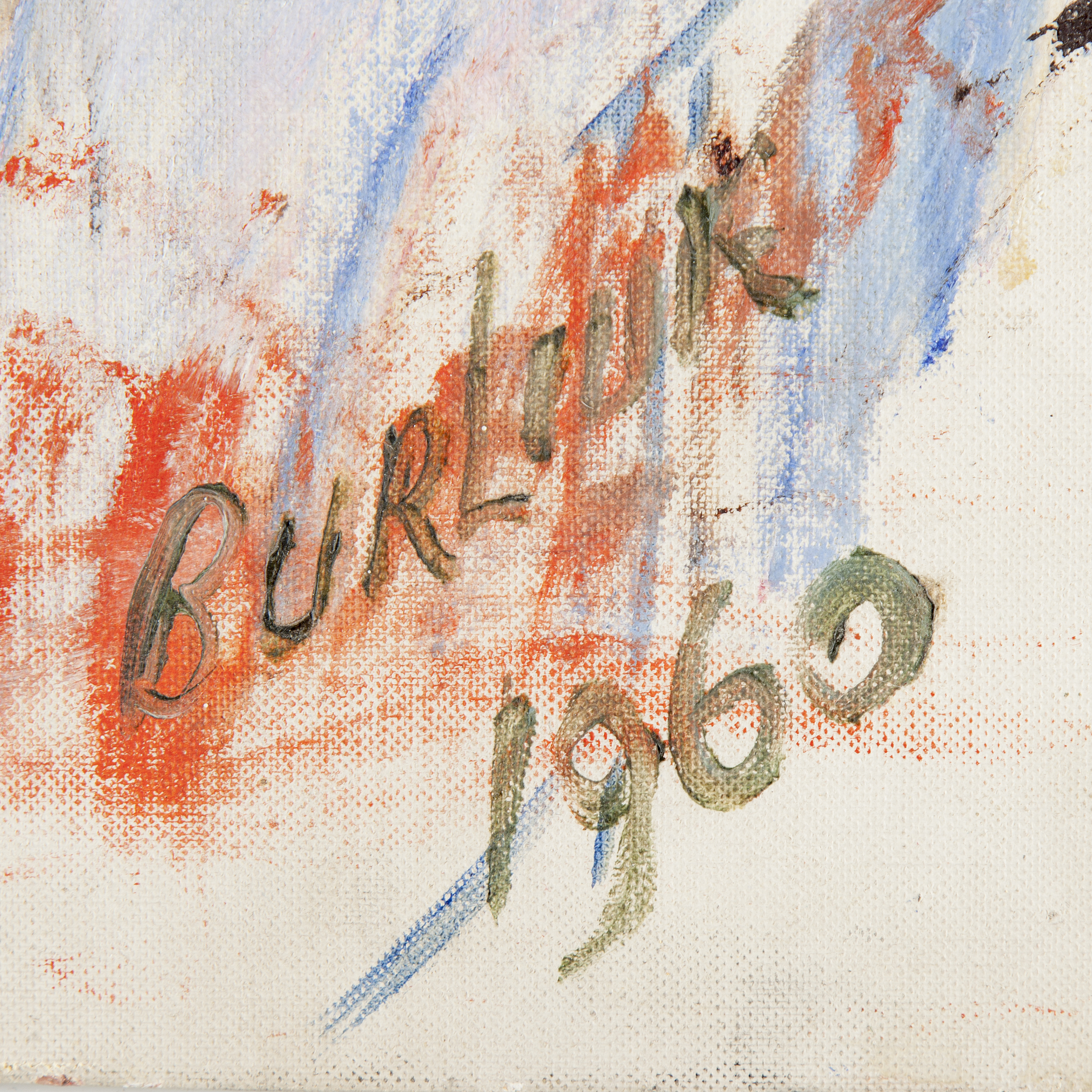 DAVID BURLIUK, oil on canvas, signed and dated 1960. - Bukowskis