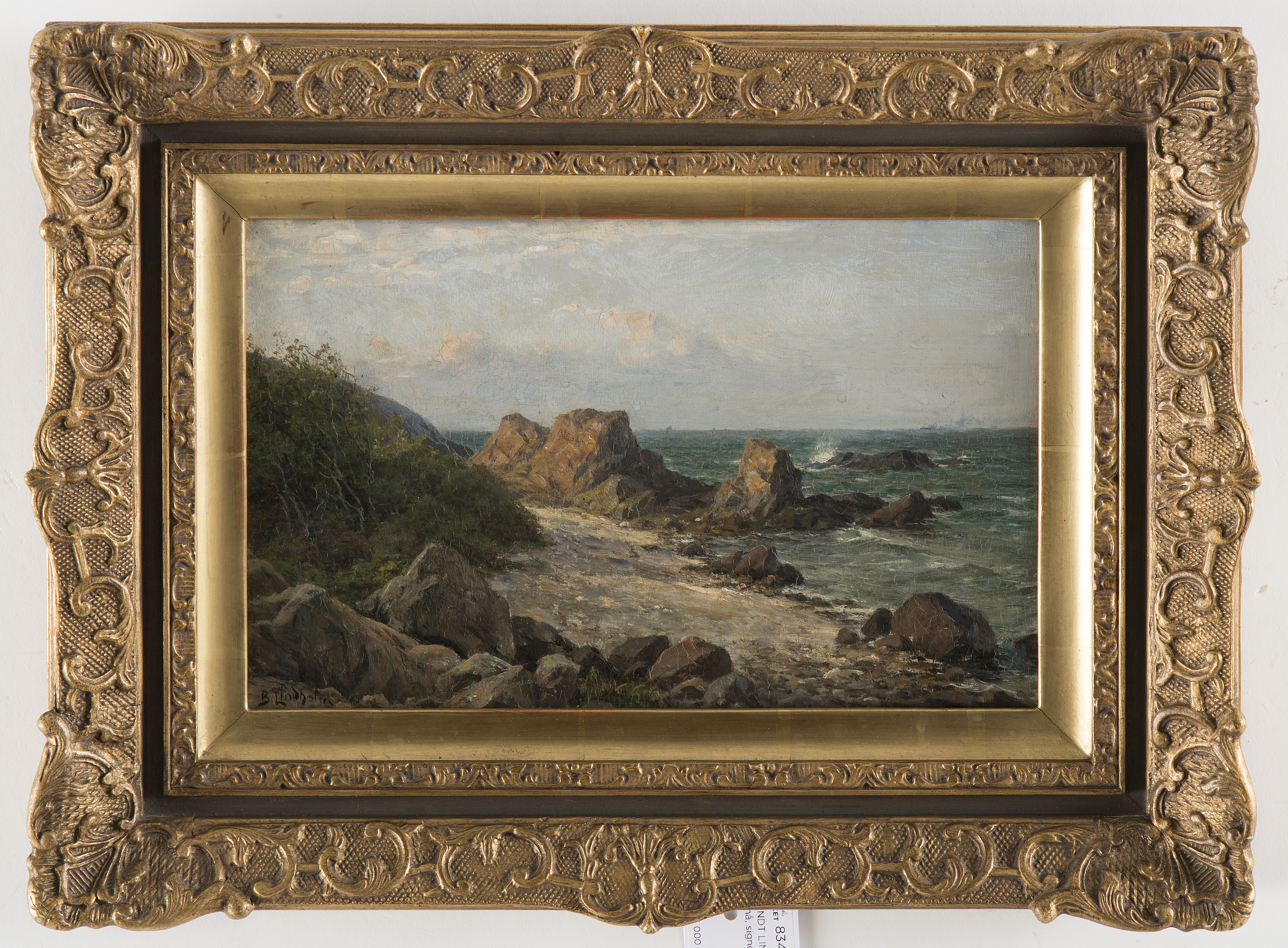 BERNDT LINDHOLM, oil on panel, signed B. Lindholm. - Bukowskis