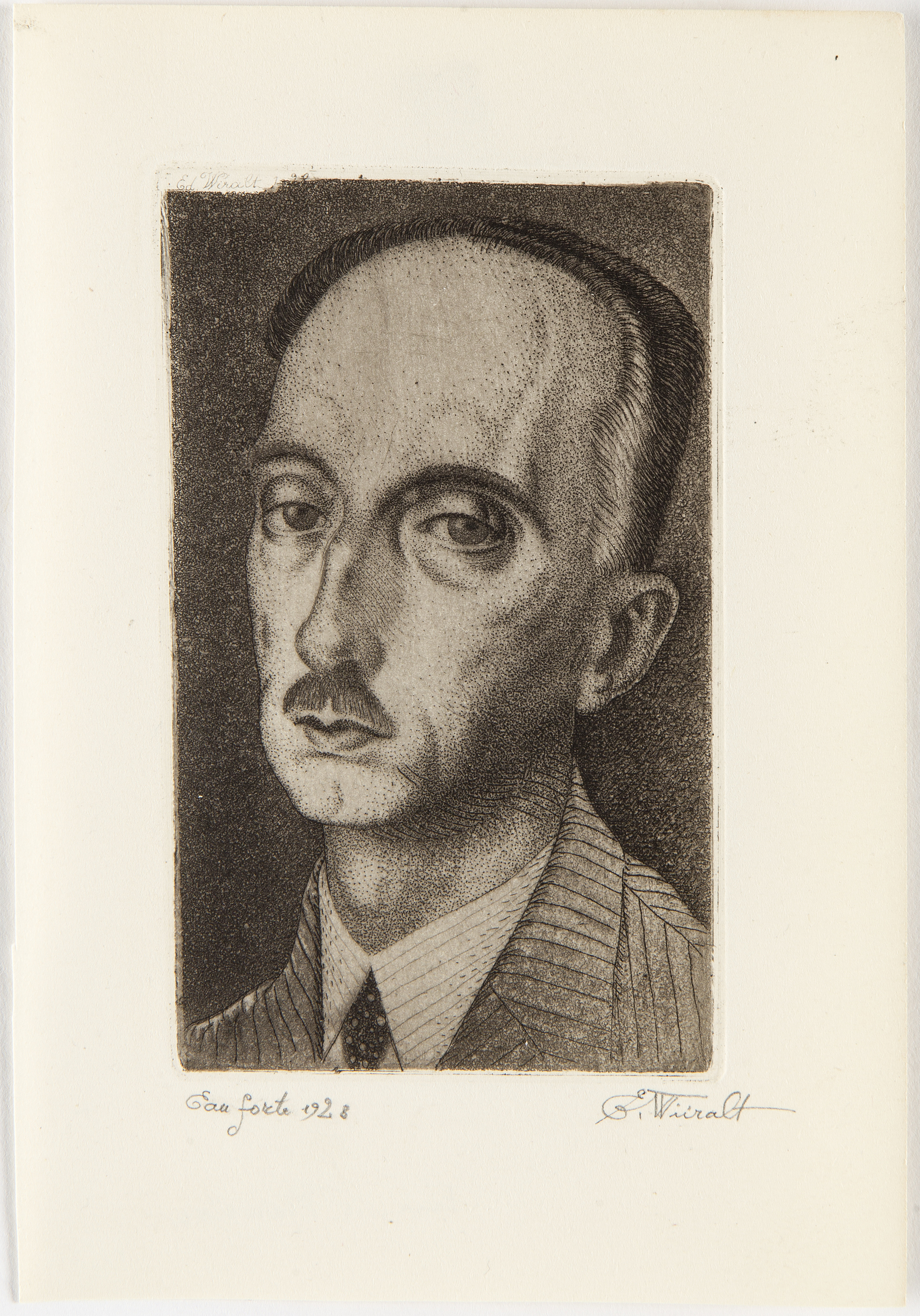 EDUARD WIIRALT, akvatintetsningar, 2 st, signerade E.Wiiralt och ...