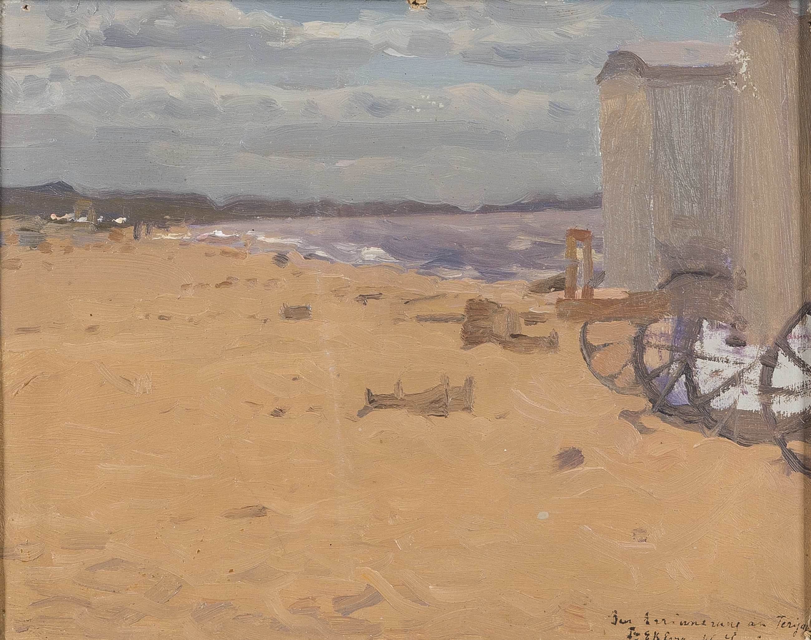 VASILI LEVI, oil on board, signed and marked Terijoki. - Bukowskis