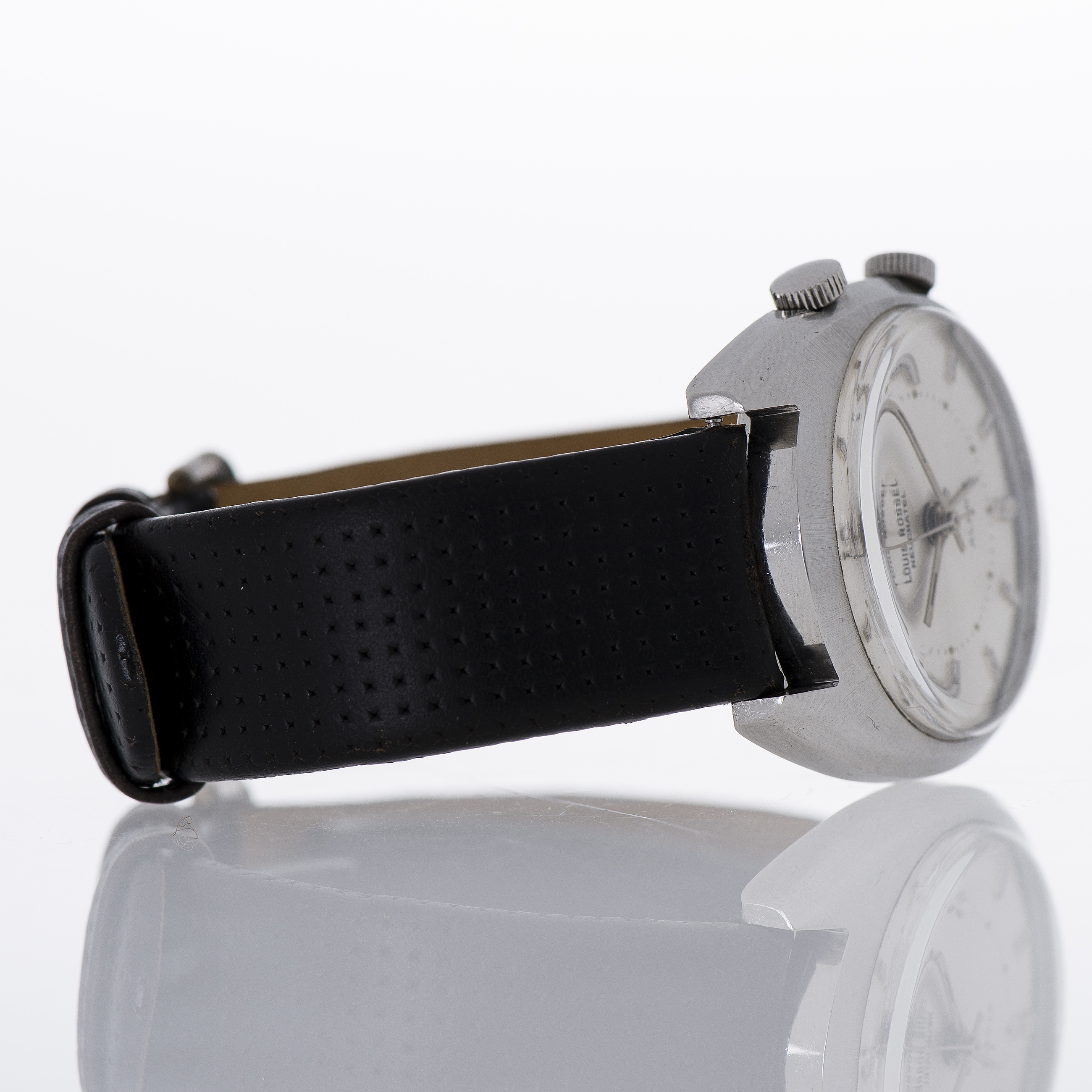 LOUIS ROSSEL NEUHATEL, Alarm, wrist watch, 35 mm. - Bukowskis