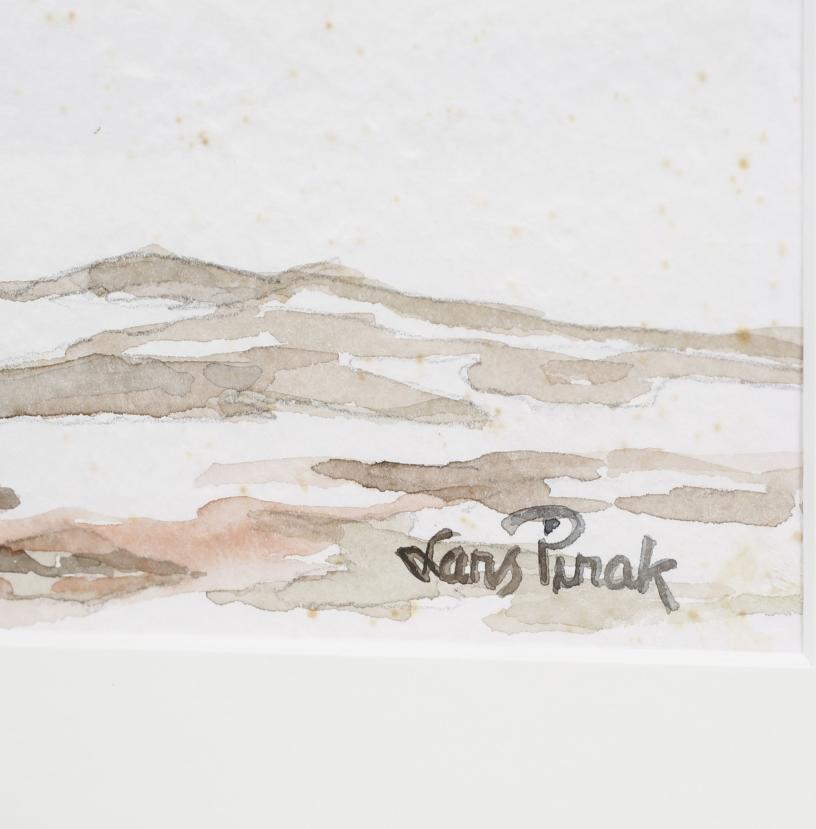 LARS PIRAK, akvarell, signerad. - Bukowskis