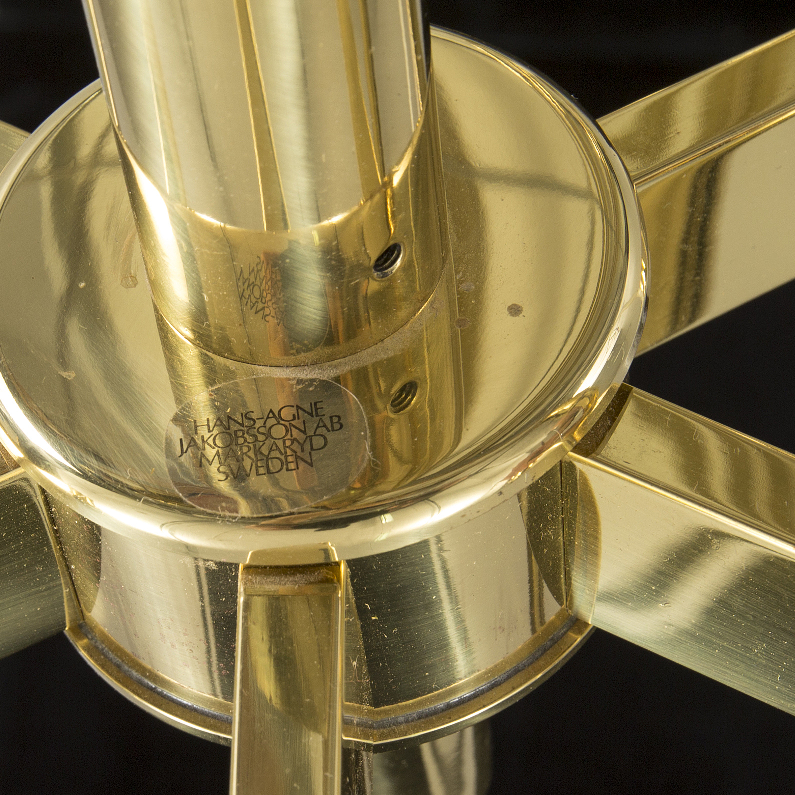 HANS-AGNE JAKOBSSON, takarmatur, mässing, Markaryd, 1900-talets andra ...