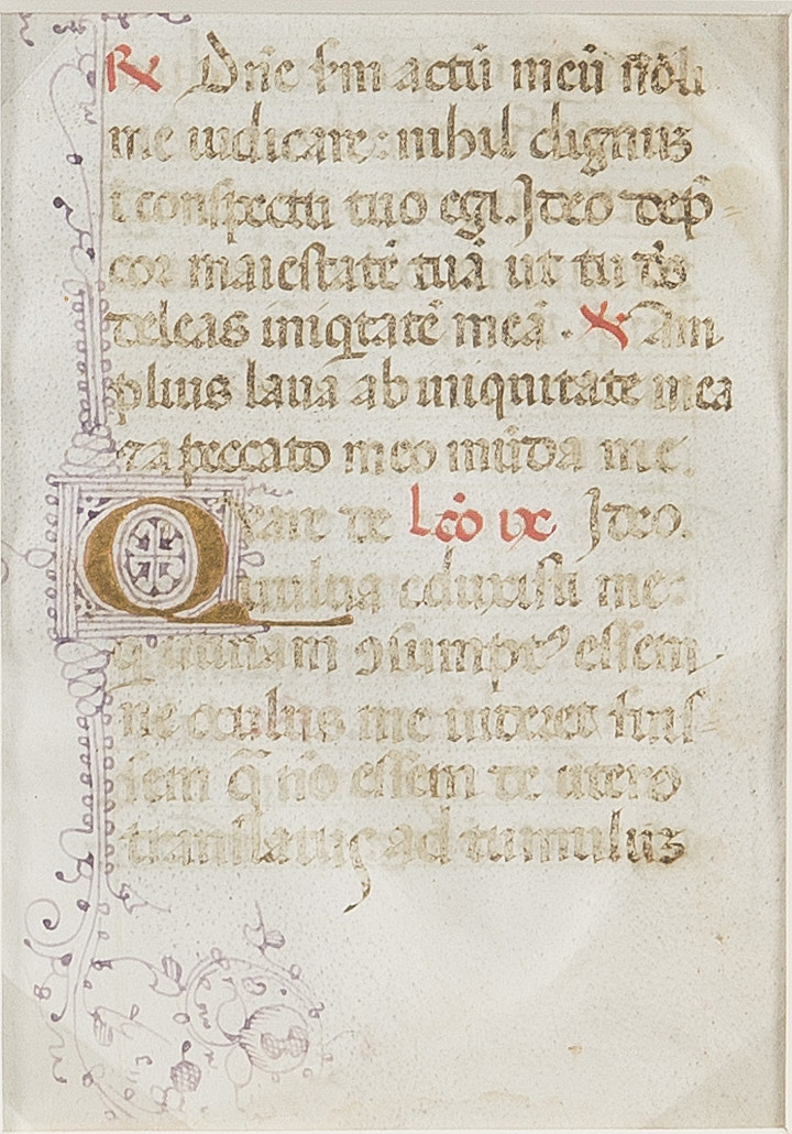 ILLUMINATED MANUSCRIPT, Italy ca 1470, from the Book of Hours. - Bukowskis