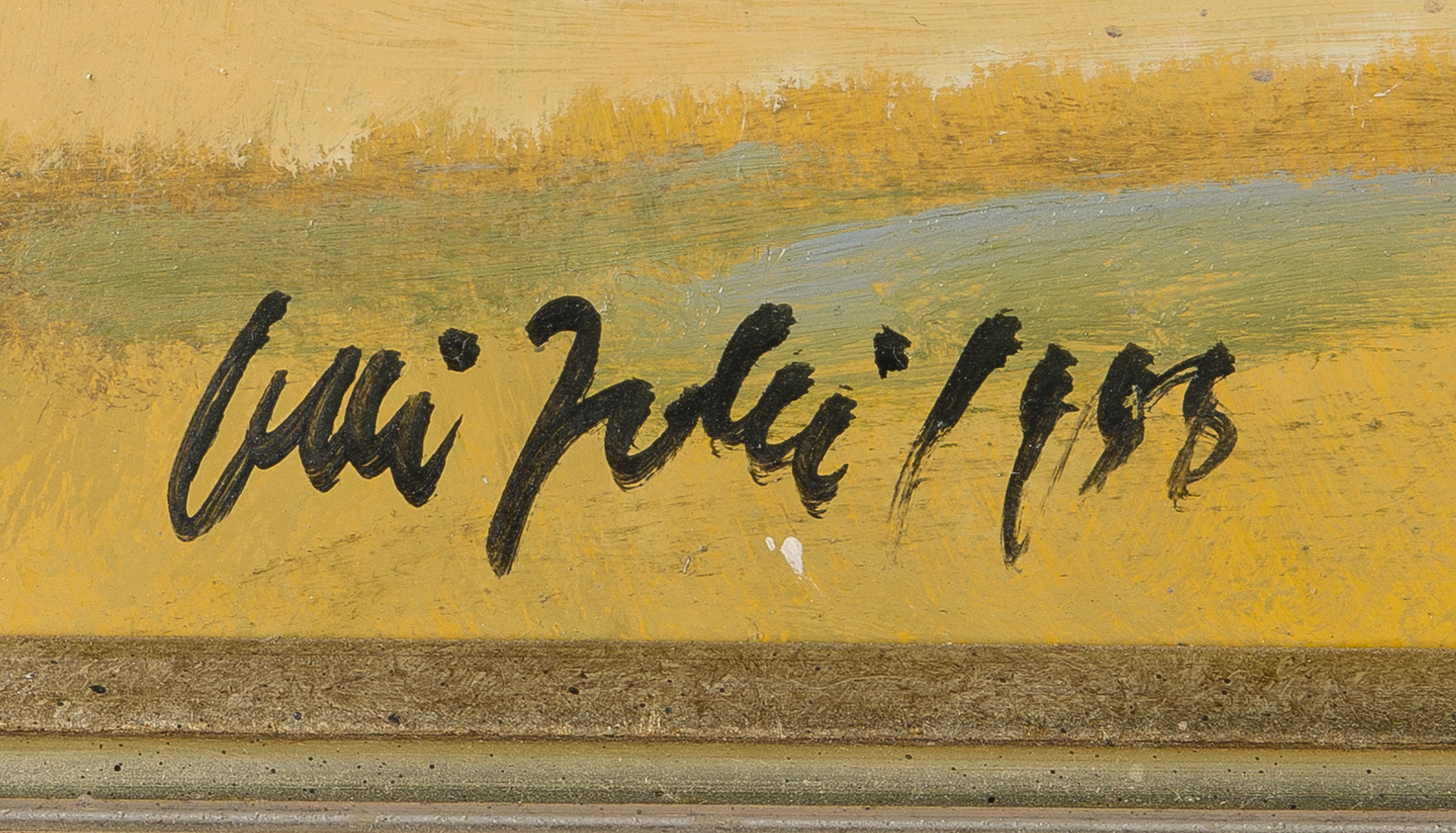 OLLI JOKI, olja och akryl på duk, signerad och daterad 1998. - Bukowskis