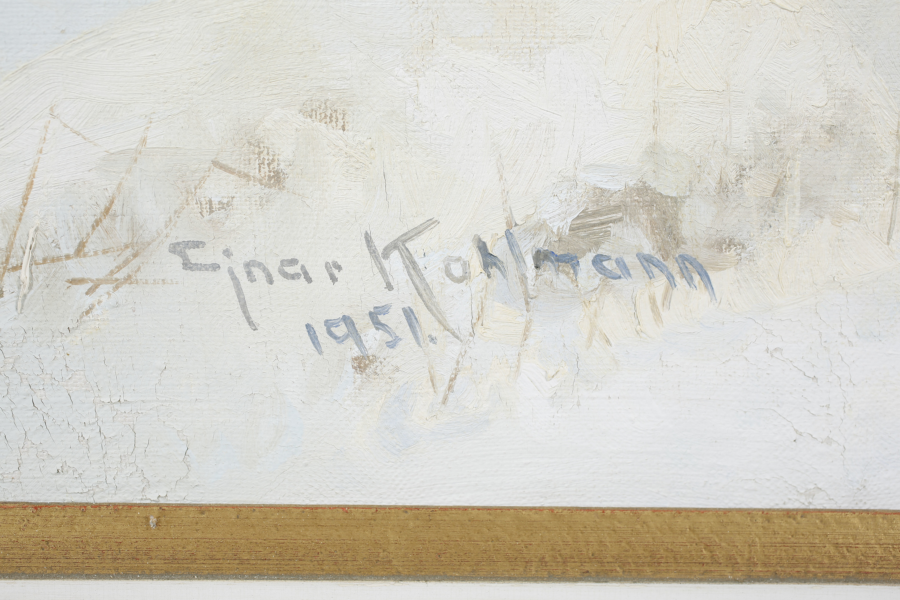 EJNAR KOHLMANN, oli on canvas, signed and dated 1951. - Bukowskis