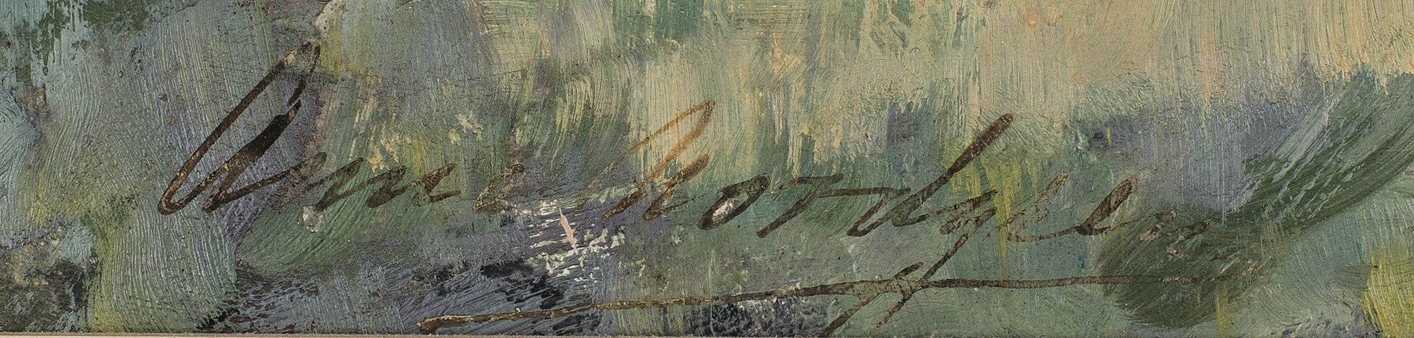 ANNA NORDGREN, 3 pcs, oil on panel, signed. - Bukowskis