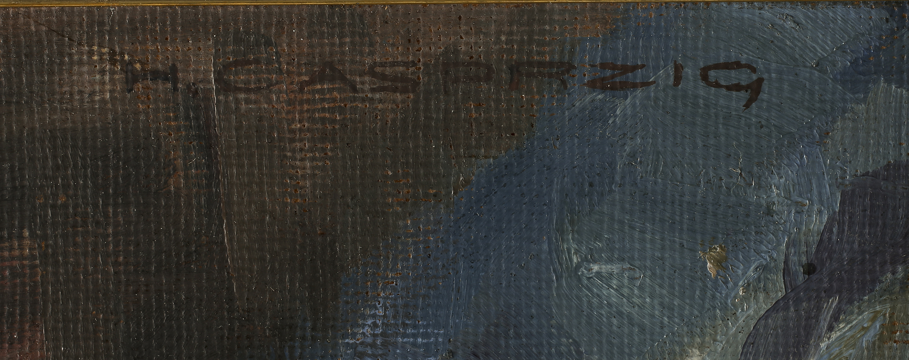 HEDWIG CASPRZIG, oil on board, signed. - Bukowskis