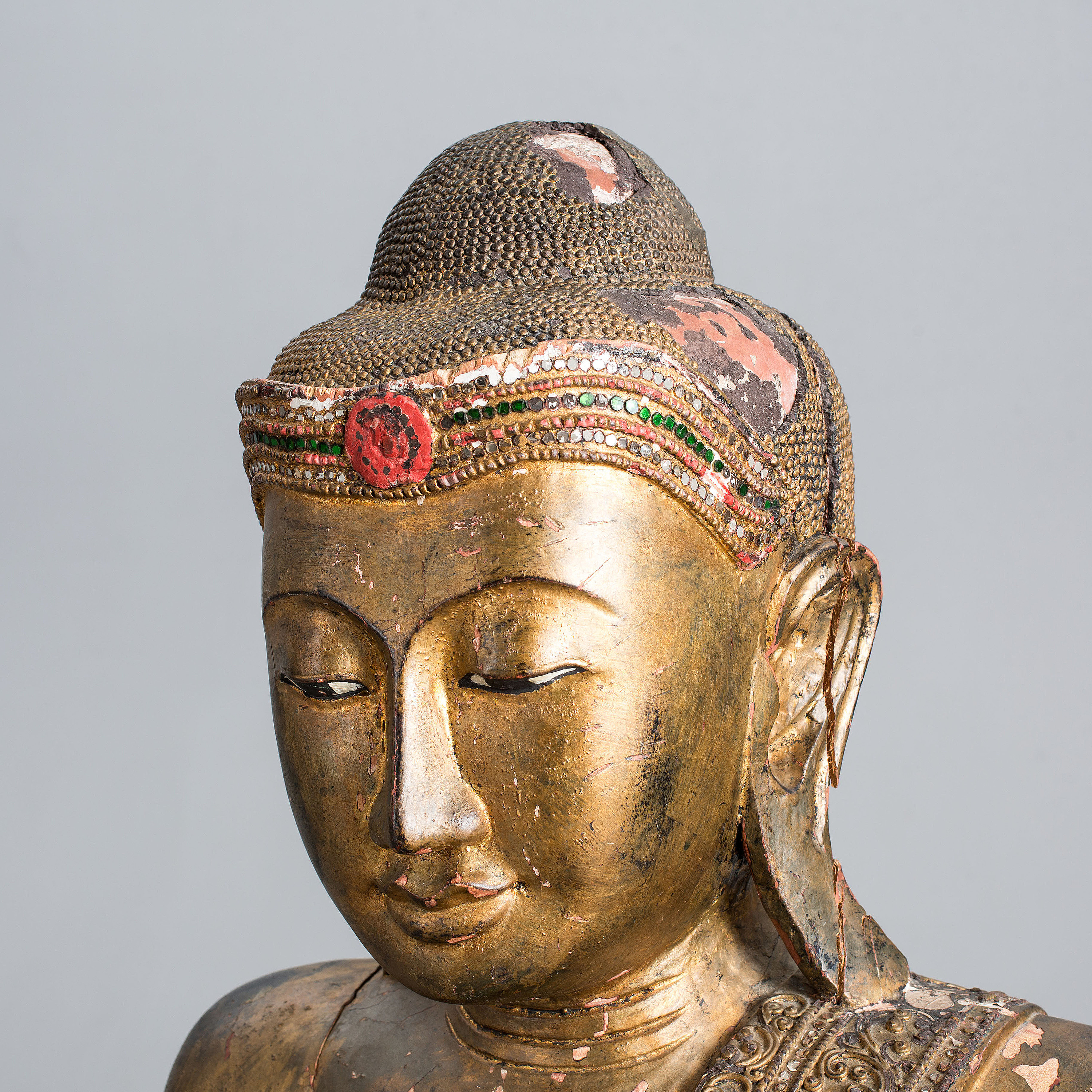BUDDHA, trä. Thailand, 1900-talets början sannolikt. - Bukowskis