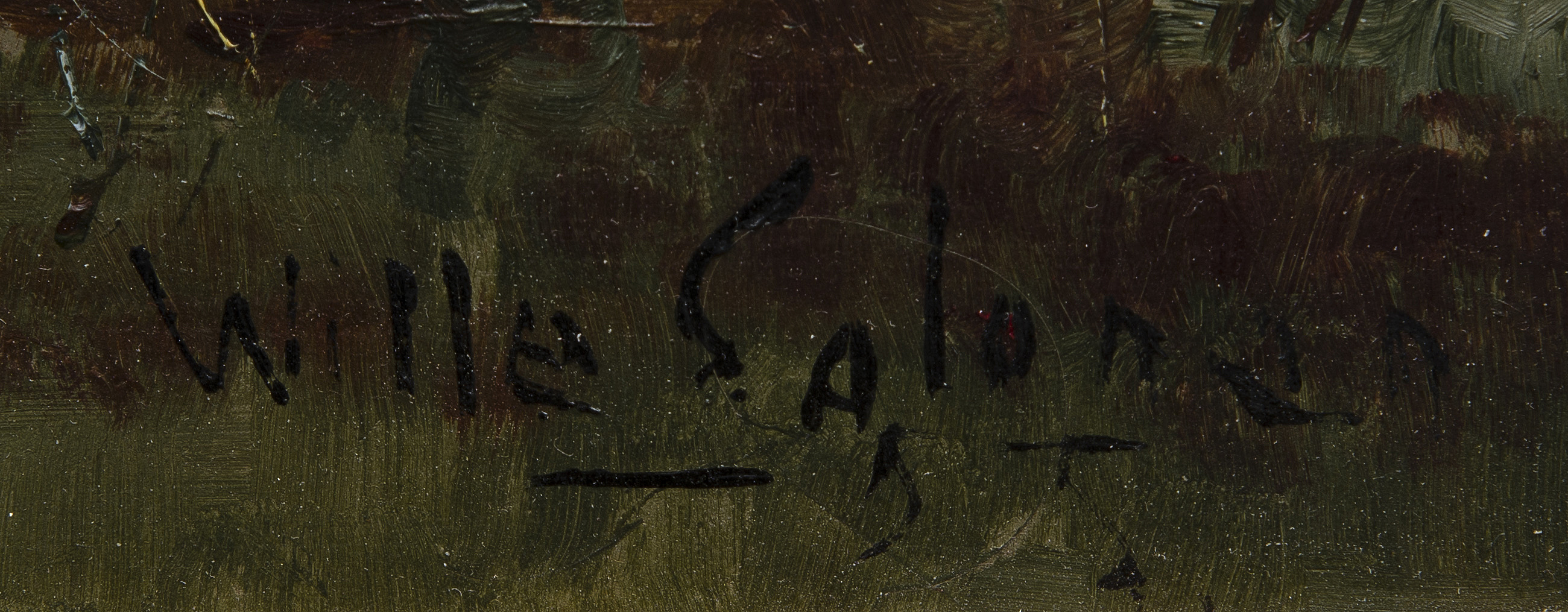WILLE SALONEN, oil on hardboard, signed and dated -55. - Bukowskis