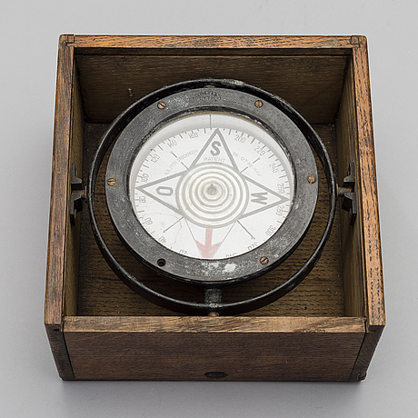 KOMPASS, Lyth Instrumentfabriks AB, Stockholm, 1900-tal. - Bukowskis