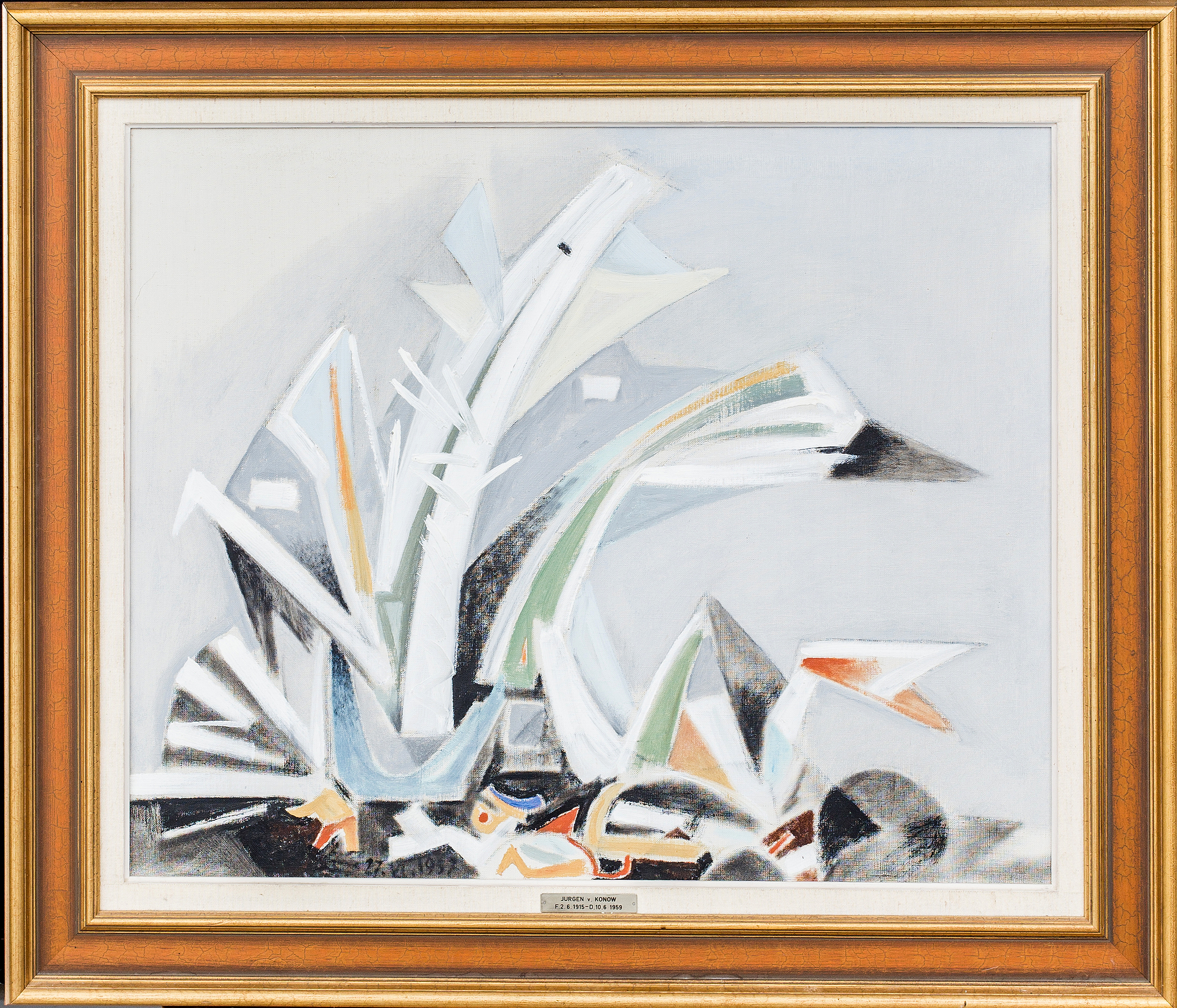 JURGEN VON KONOW, oil on canvas, dated. - Bukowskis