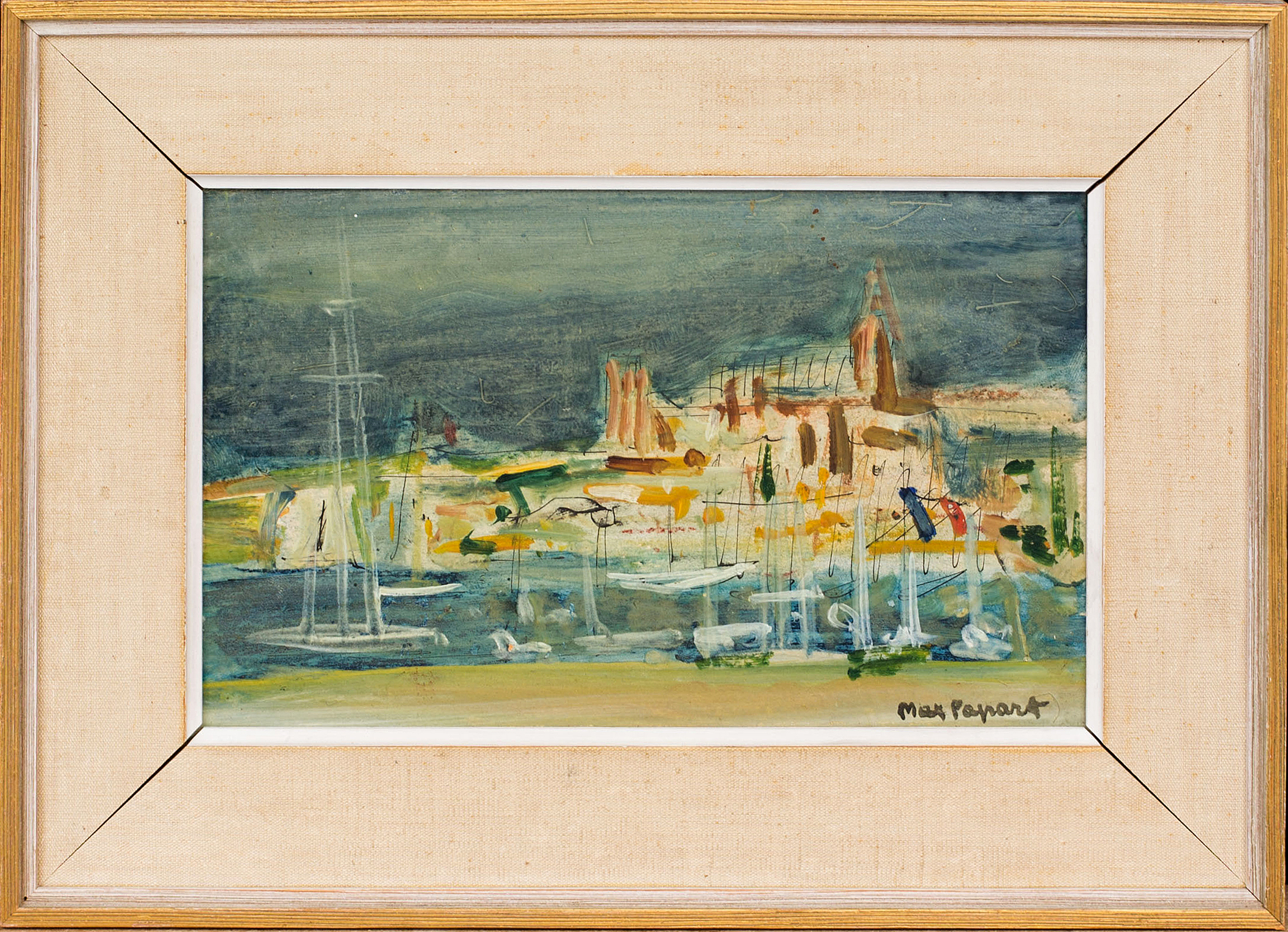 MAX PAPART, olja på pannå, signerad. - Bukowskis