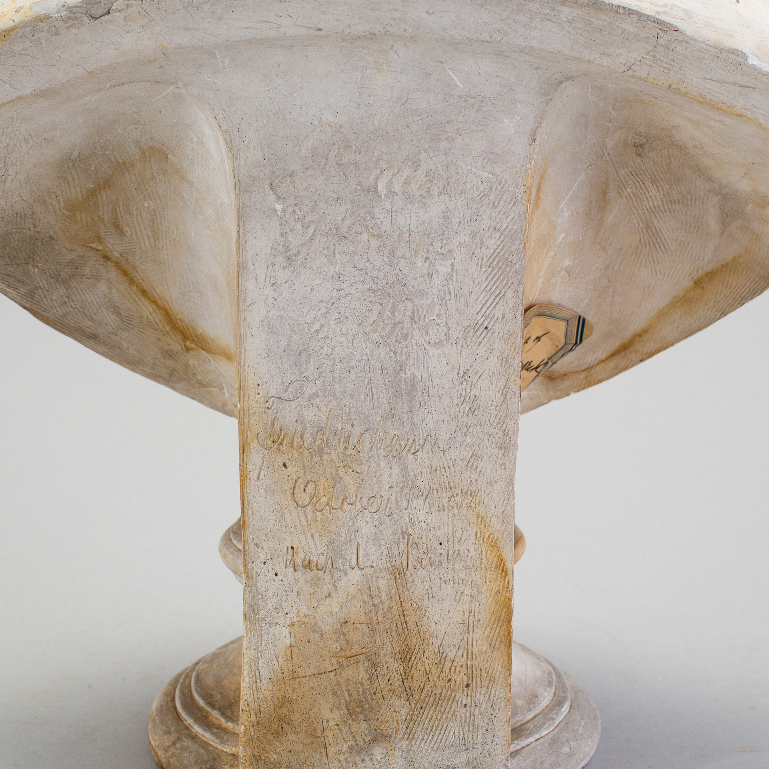 BRUNO FRIEDRICH EMILE KRUSE, plaster, bust, signed and dated 1880. - Bukowskis